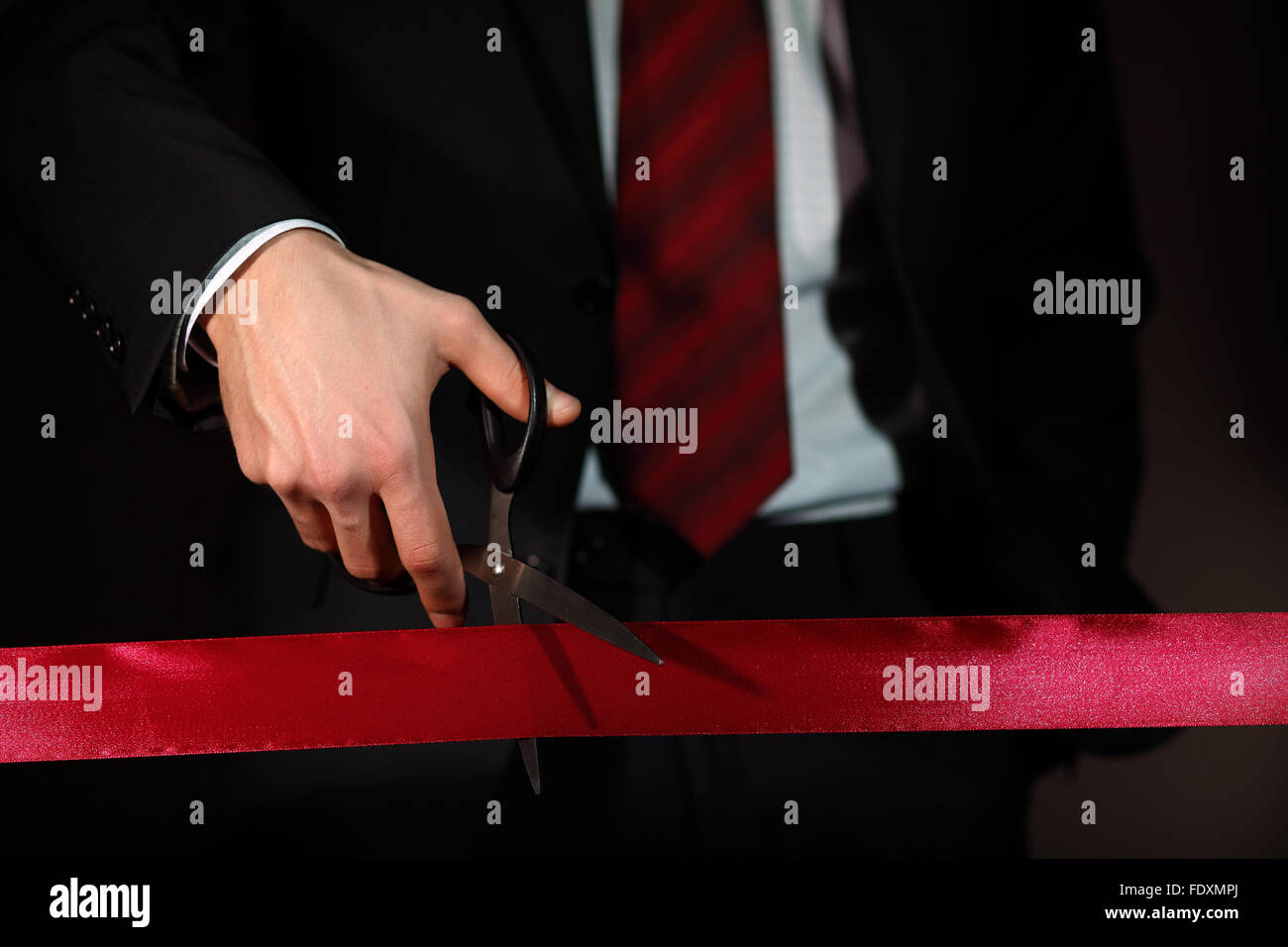 Ribbon cuting hi-res stock photography and images - Alamy