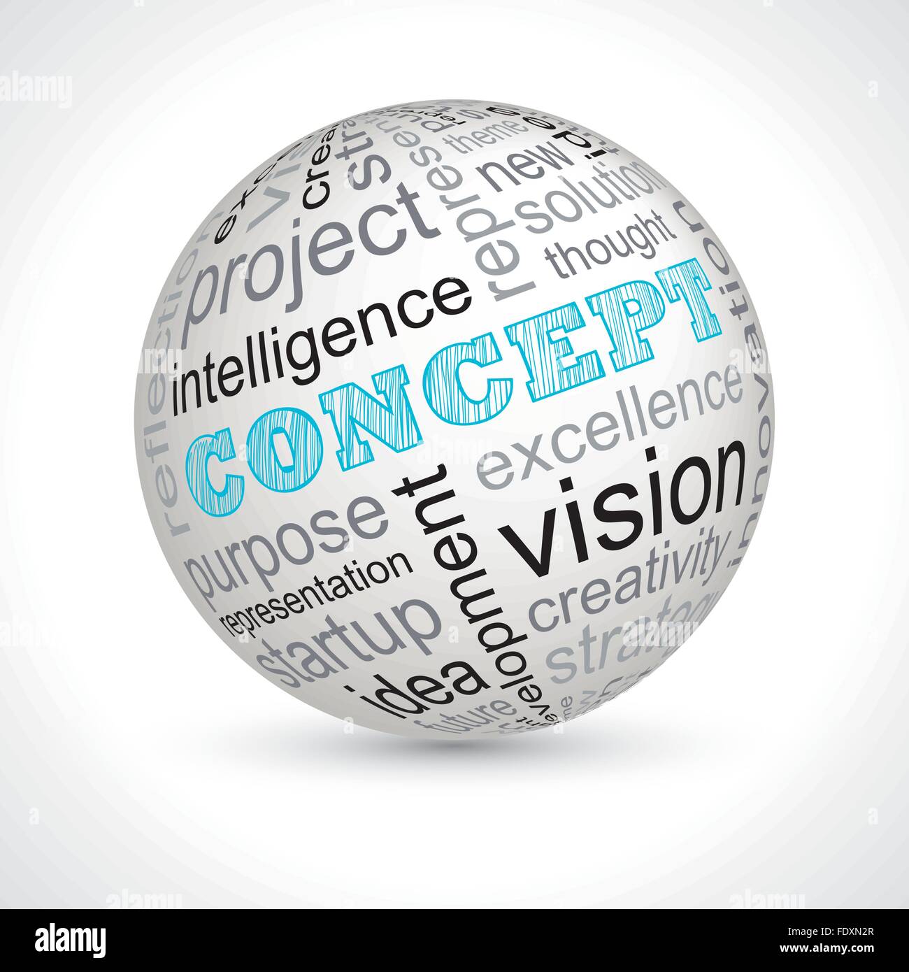 Intelligence sphere Stock Vector Images - Alamy