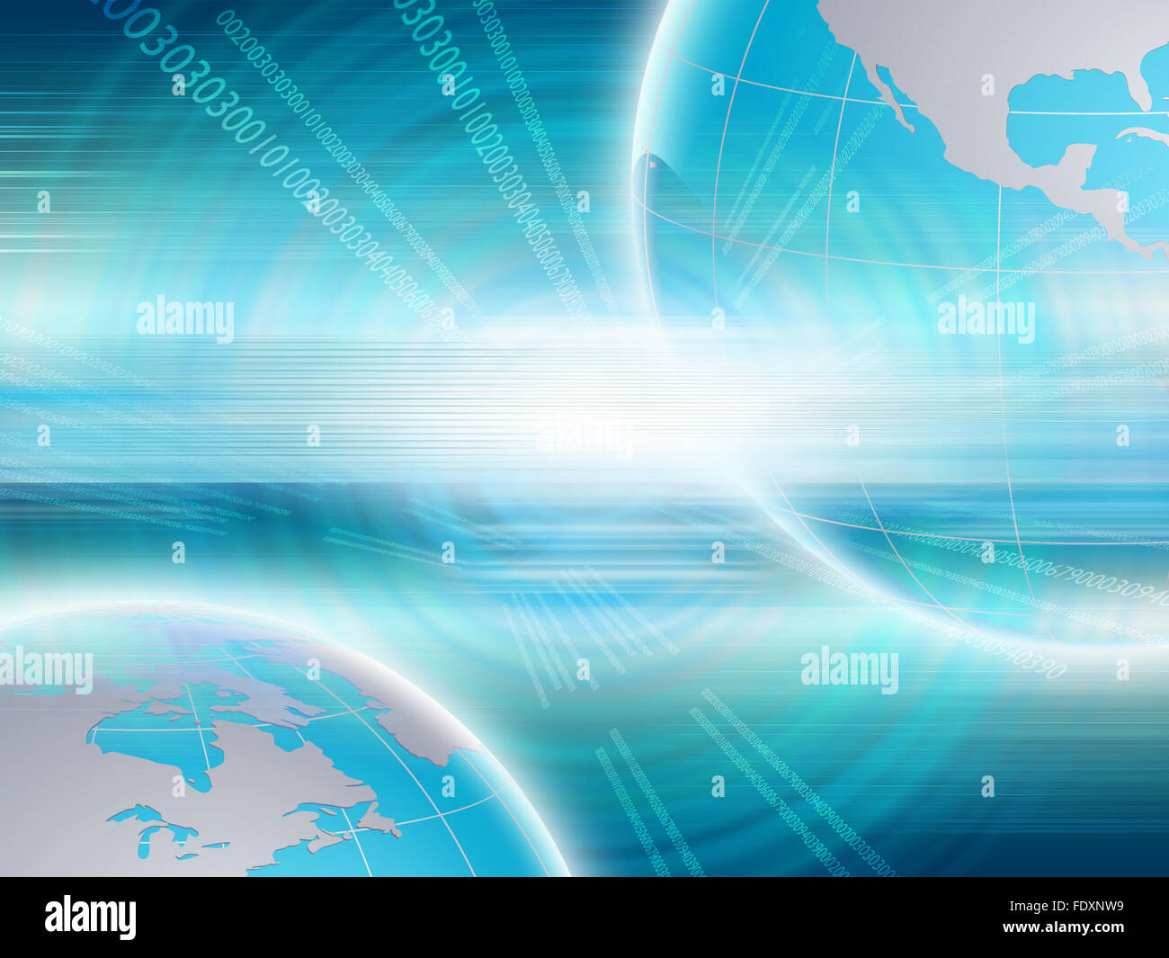 Abstract background on global business with the planet Earth in the ...