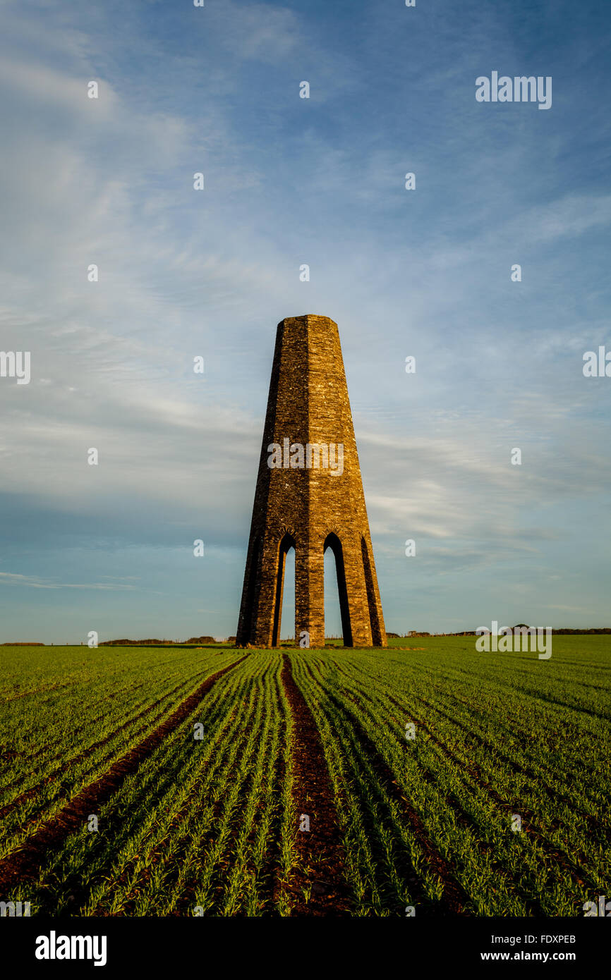 A view of the Daymark and Kingswear in Devon, that helps vessels ...