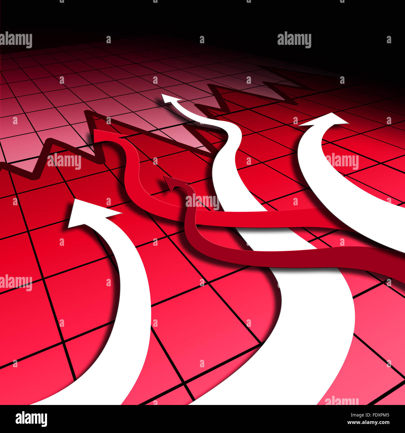 Graphs and charts. character of business activity. Illustration Stock ...
