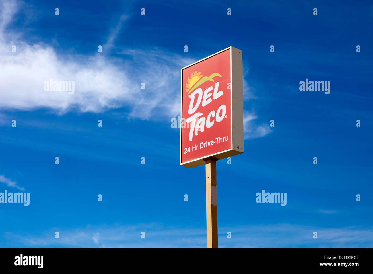 A view of a Del Taco in Palm Springs, California Stock Photo - Alamy