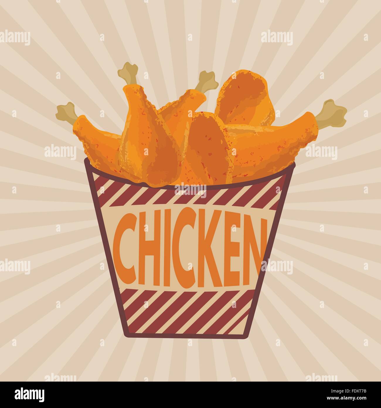 Vintage chicken restaurant hi-res stock photography and images - Alamy