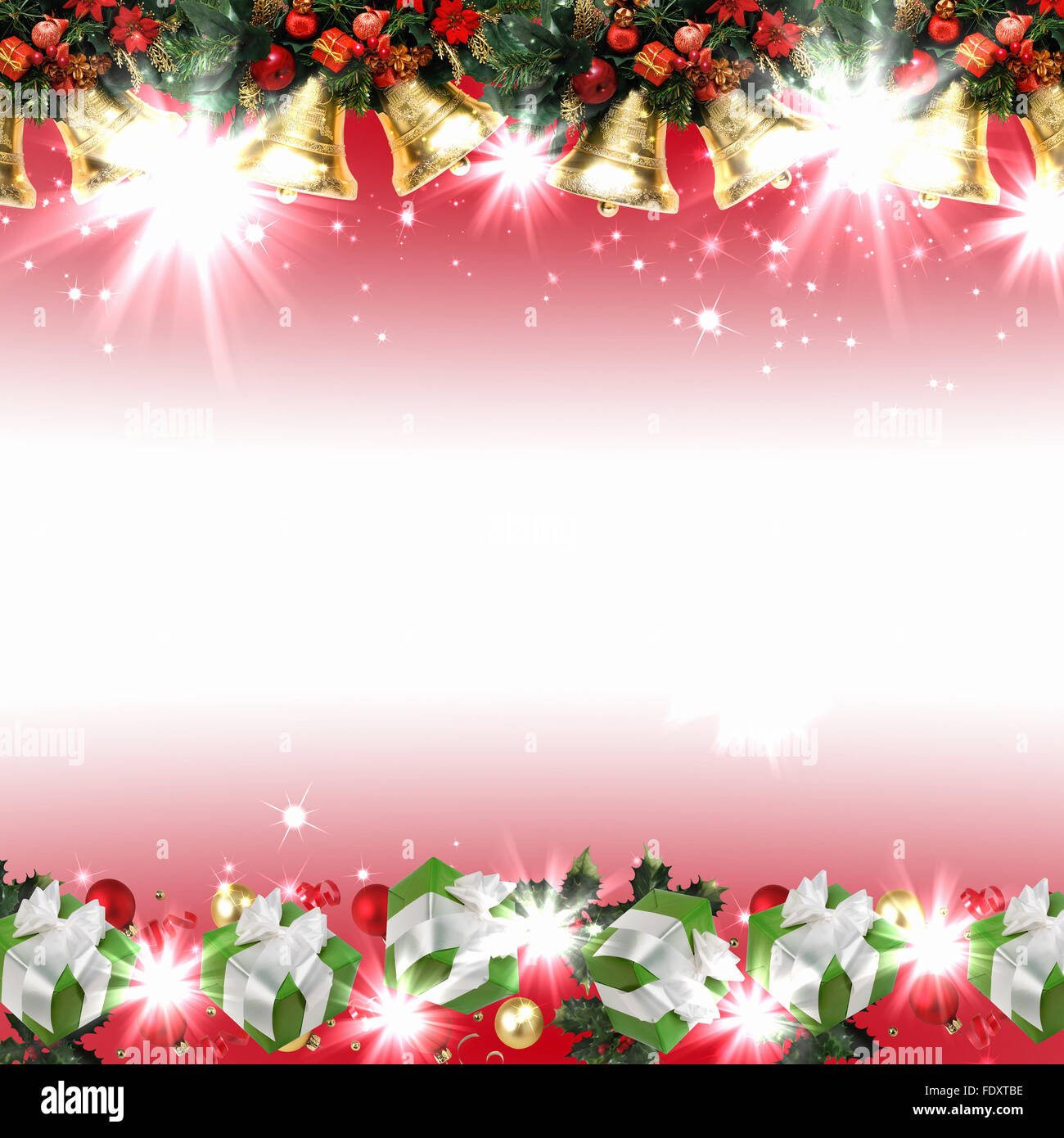 Illustration of background with traditional Christmas decoration ...