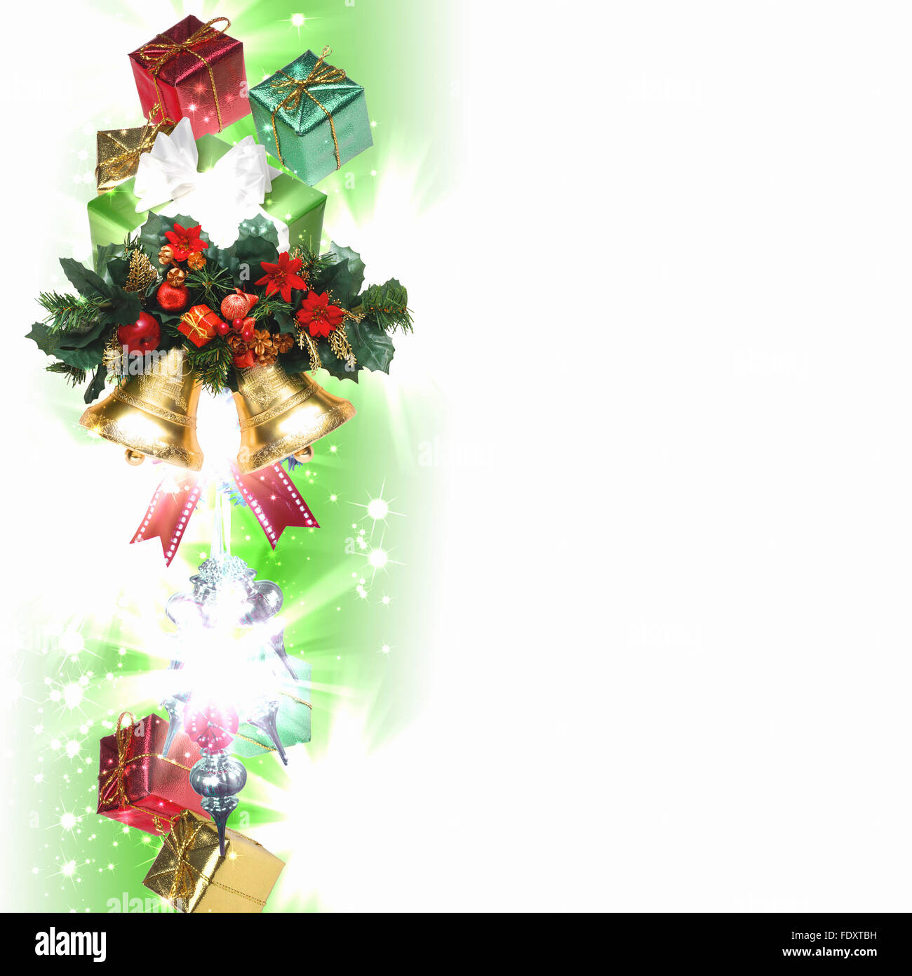 Illustration of background with traditional Christmas decoration ...