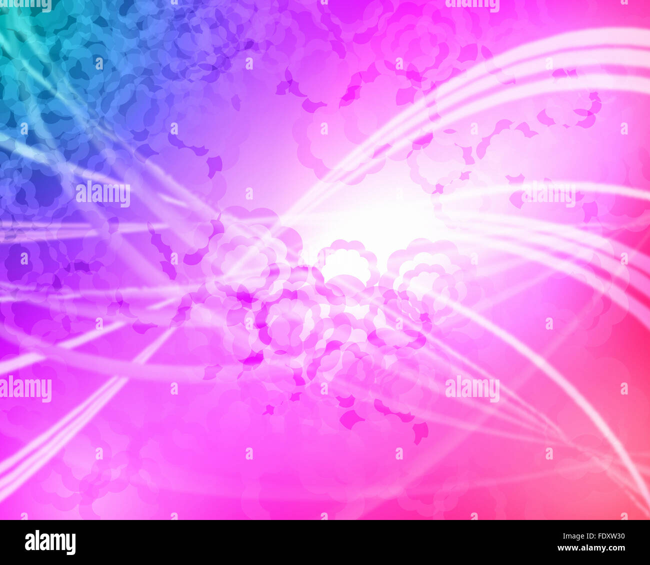 Abstract bright colourful background with spots of light Stock Photo ...