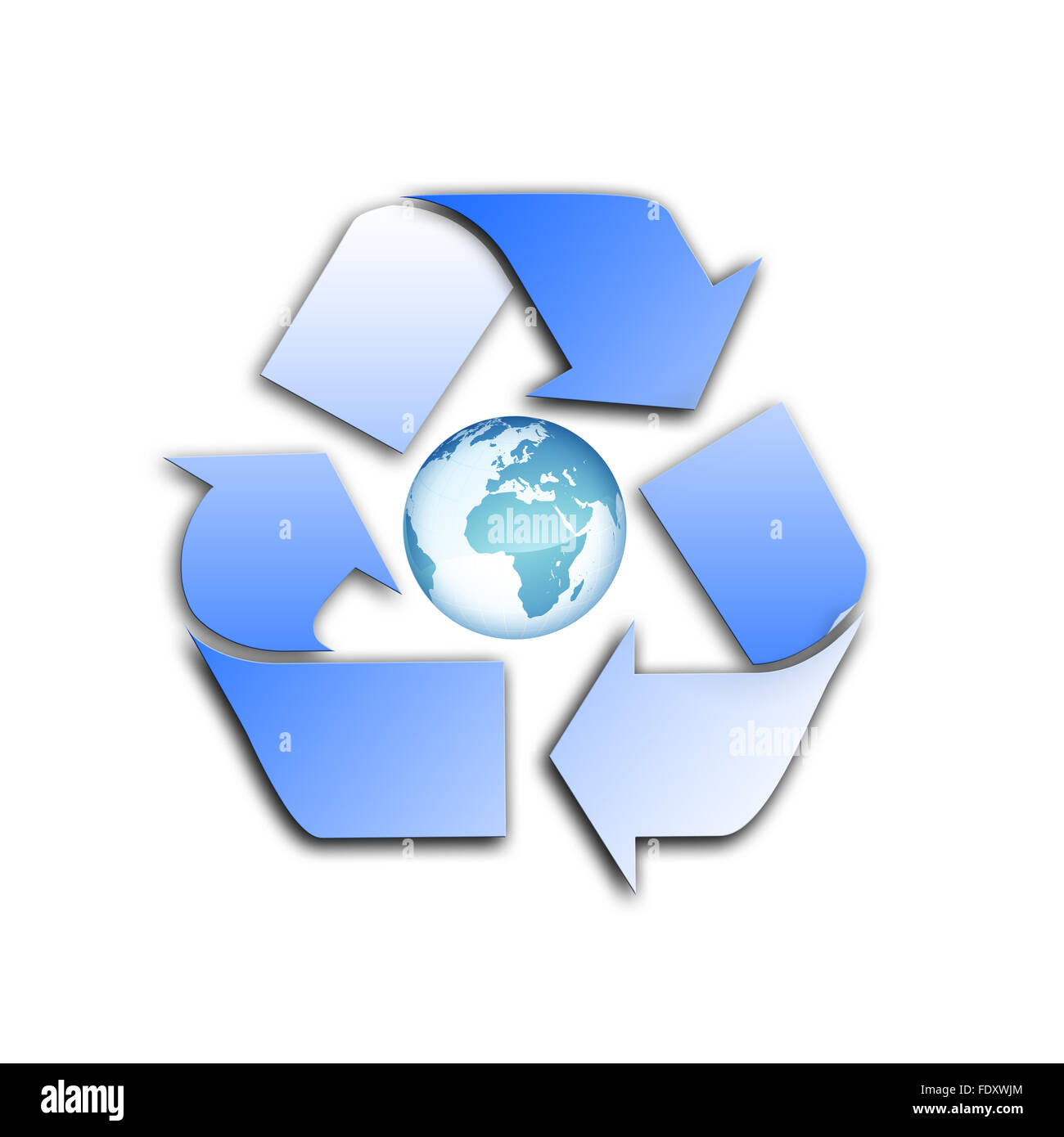 Symbol environment protection recycling Cut Out Stock Images & Pictures ...