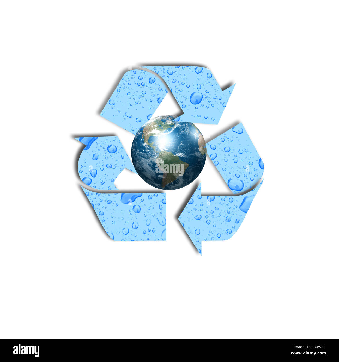 symbol of environment protection and recycling technology Stock Photo ...