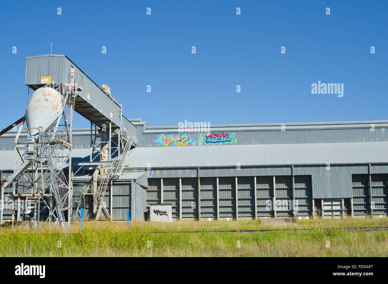 Graffiti on silos hi-res stock photography and images - Alamy