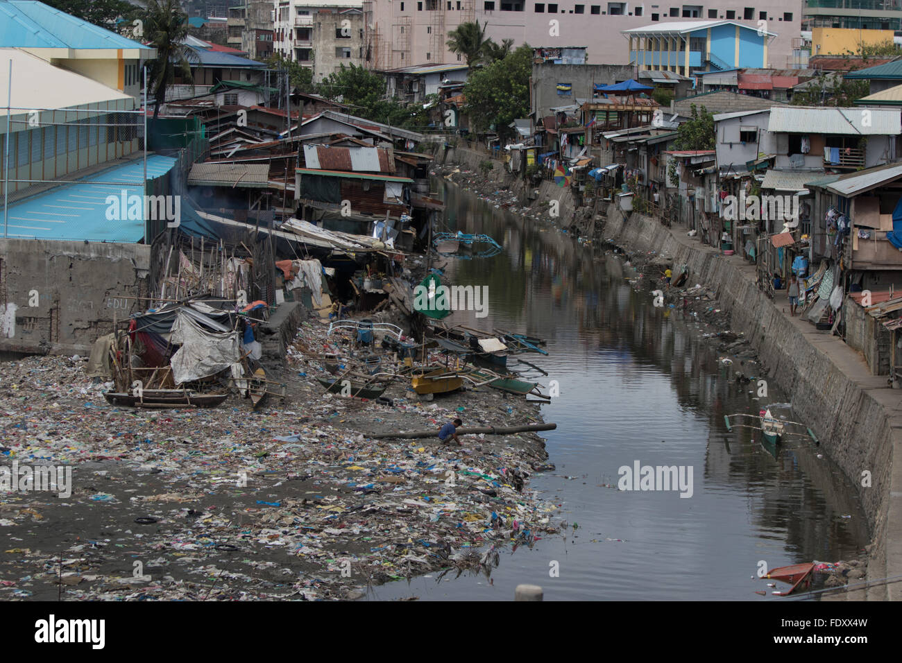 Plastic litter pollution in philippines hi-res stock photography and ...
