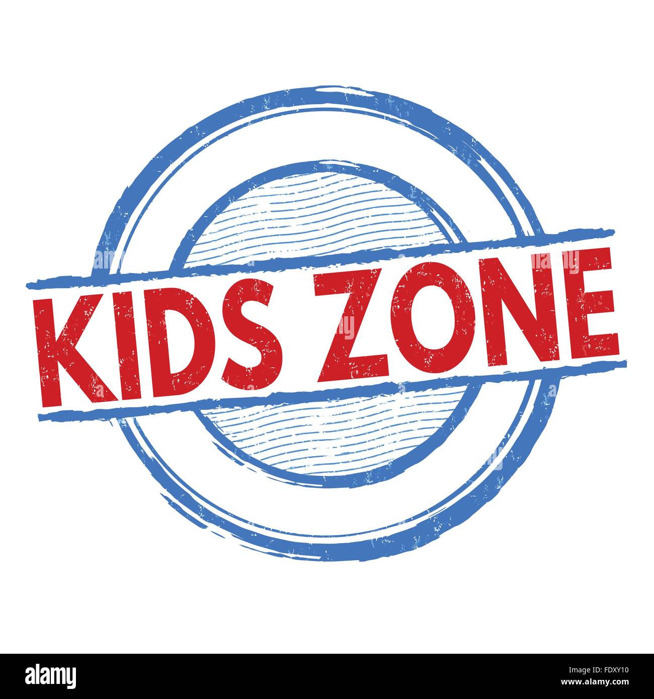 Kids zone stamp Cut Out Stock Images & Pictures - Alamy