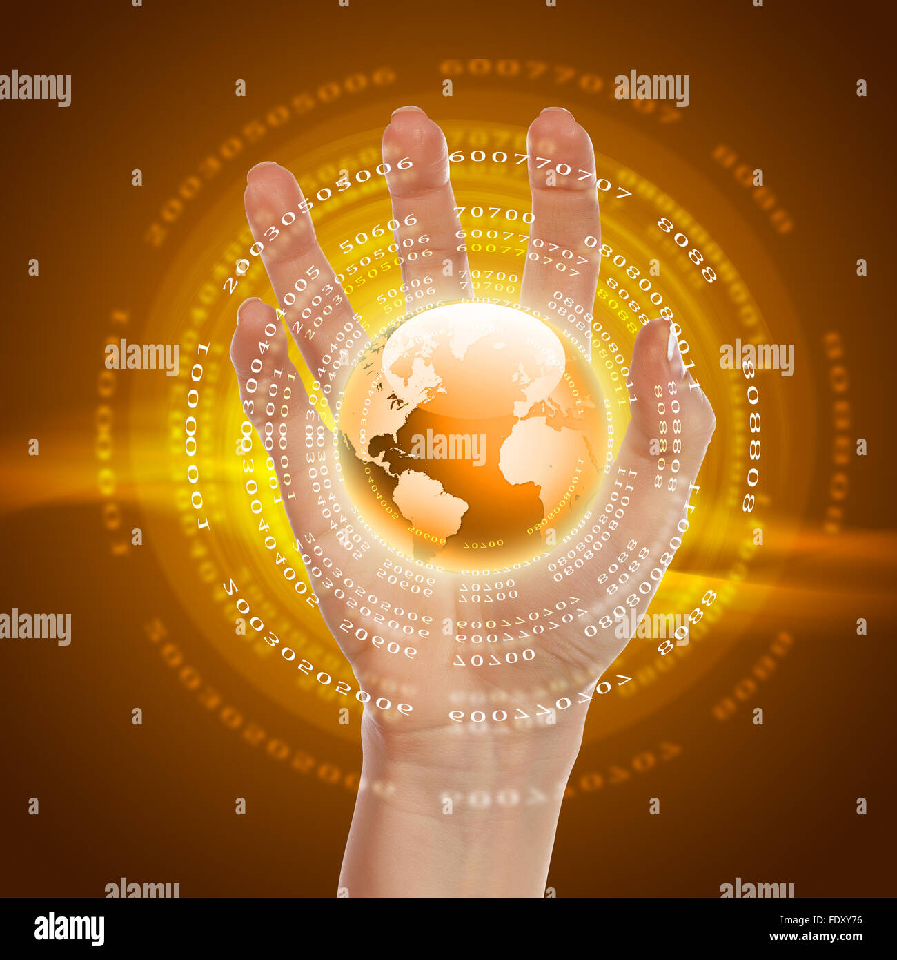 Hands and Earth. Symbol of environmental protection Stock Photo - Alamy