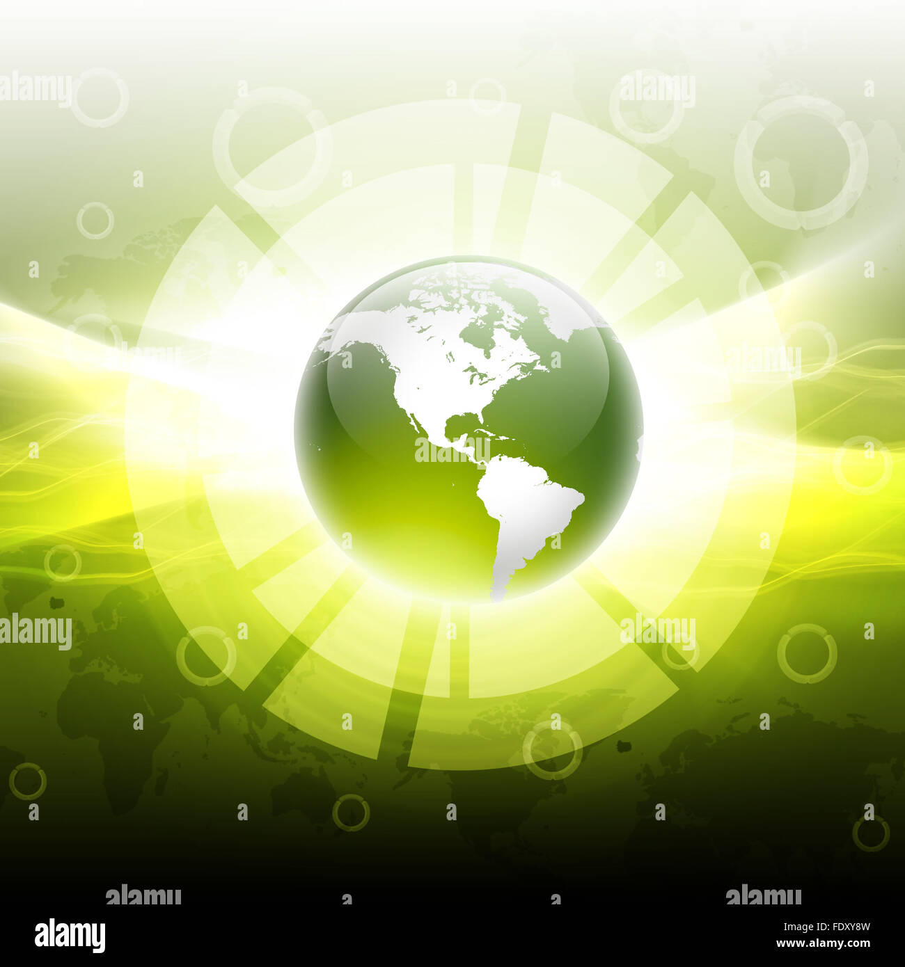 Our own Earth. Symbol of environmental protection Stock Photo - Alamy