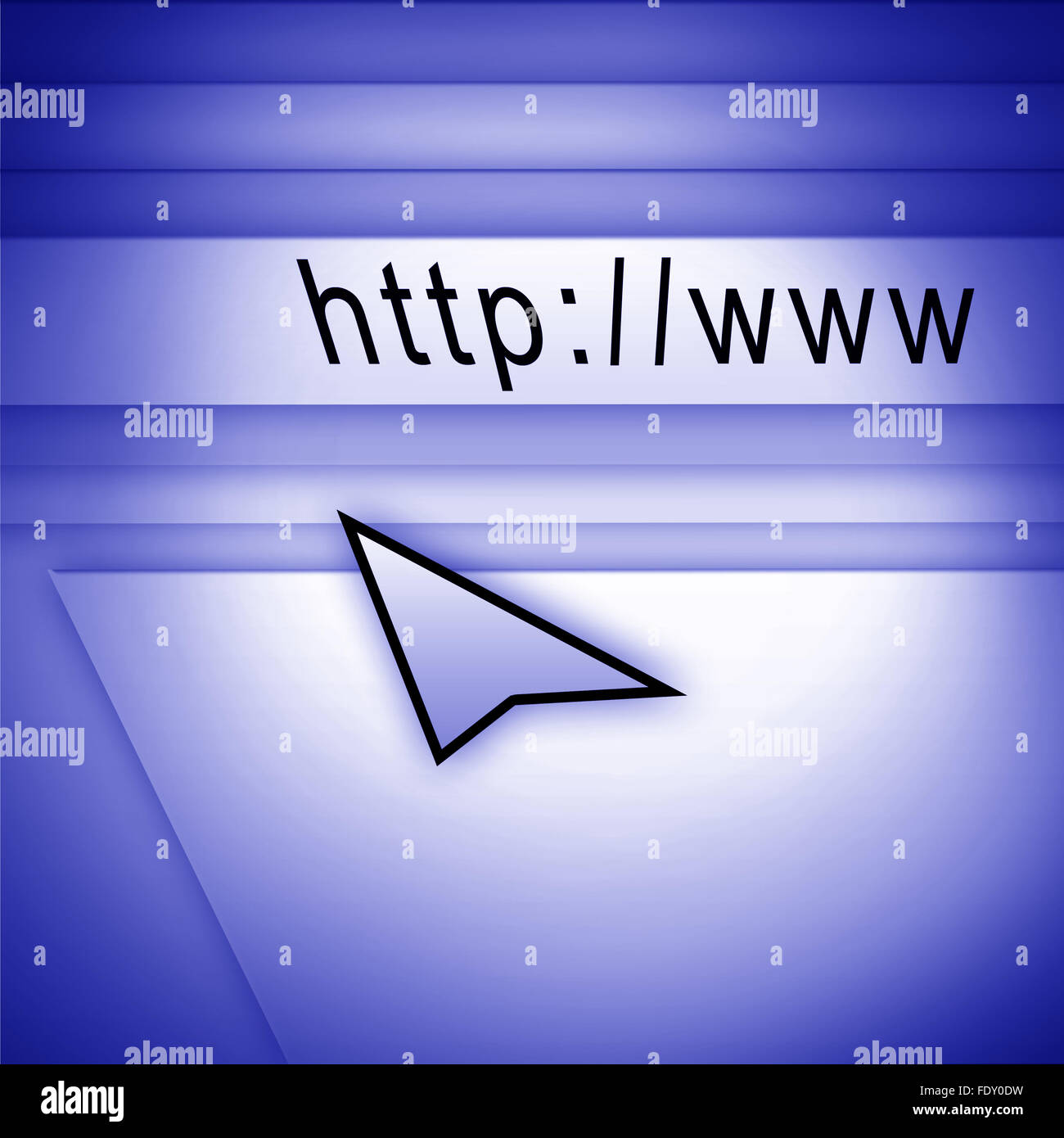 picture of arrow pointing at computer screen Stock Photo - Alamy