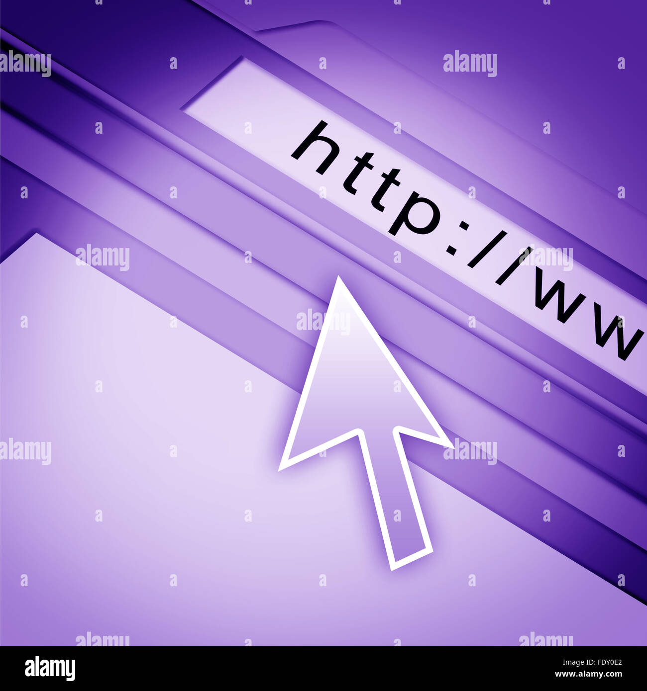 picture of arrow pointing at computer screen Stock Photo - Alamy