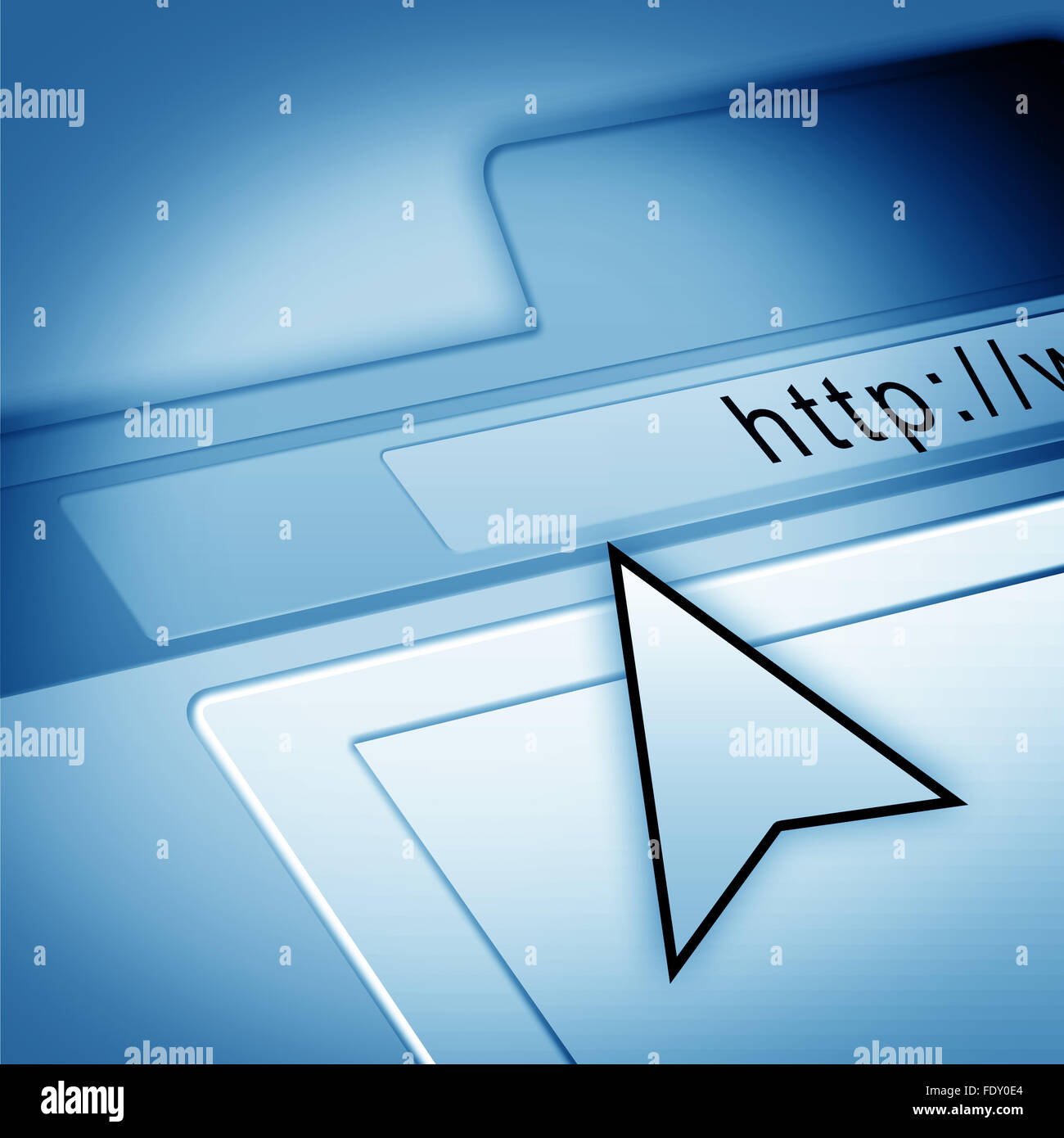 picture of arrow pointing at computer screen Stock Photo - Alamy
