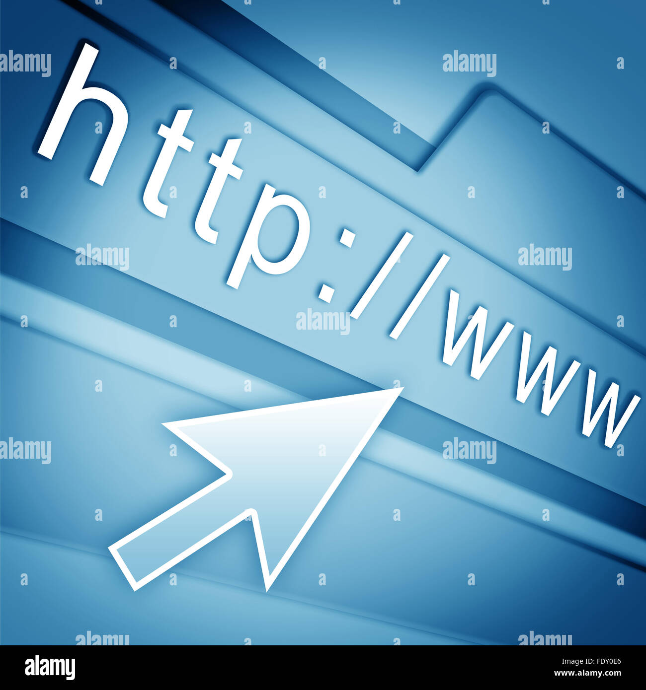 picture of arrow pointing at computer screen Stock Photo - Alamy