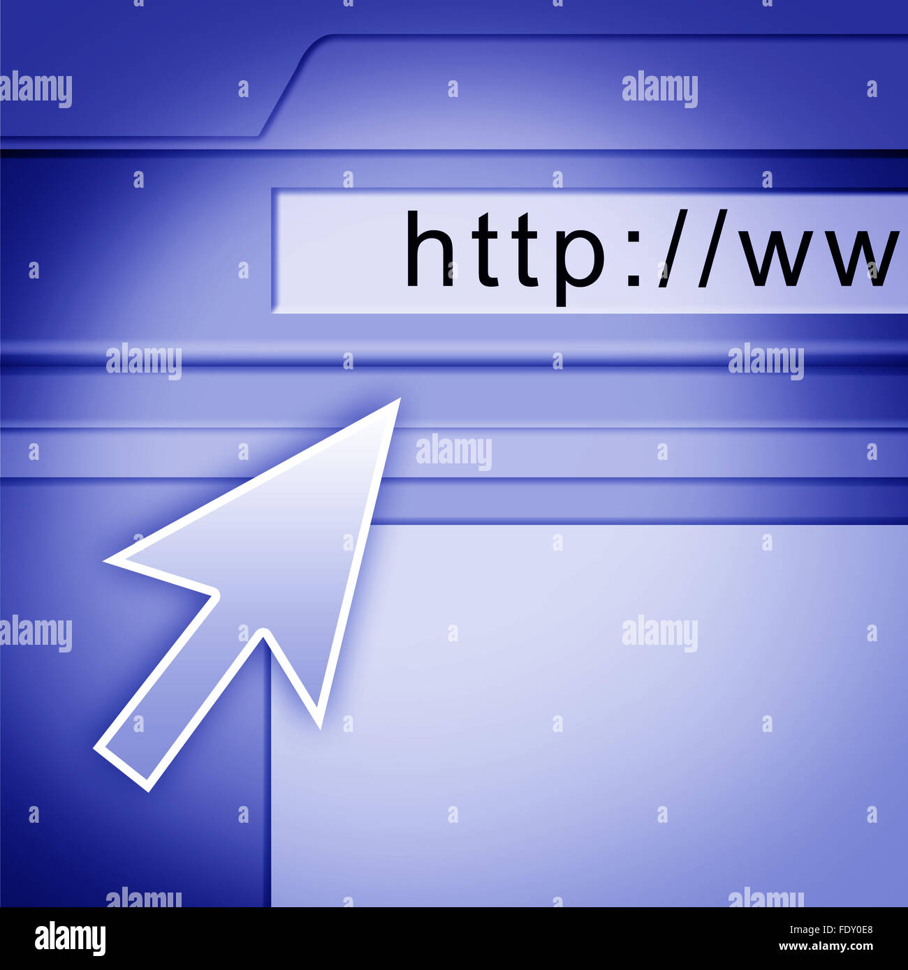picture of arrow pointing at computer screen Stock Photo - Alamy