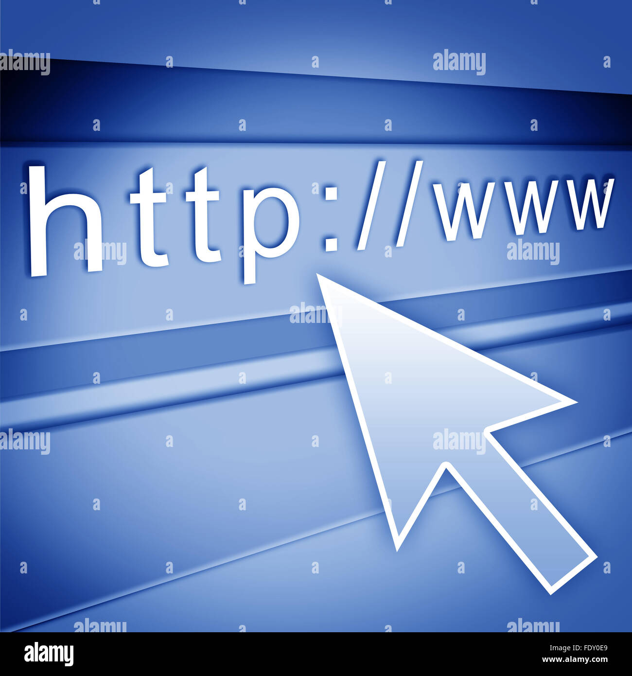 picture of arrow pointing at computer screen Stock Photo - Alamy