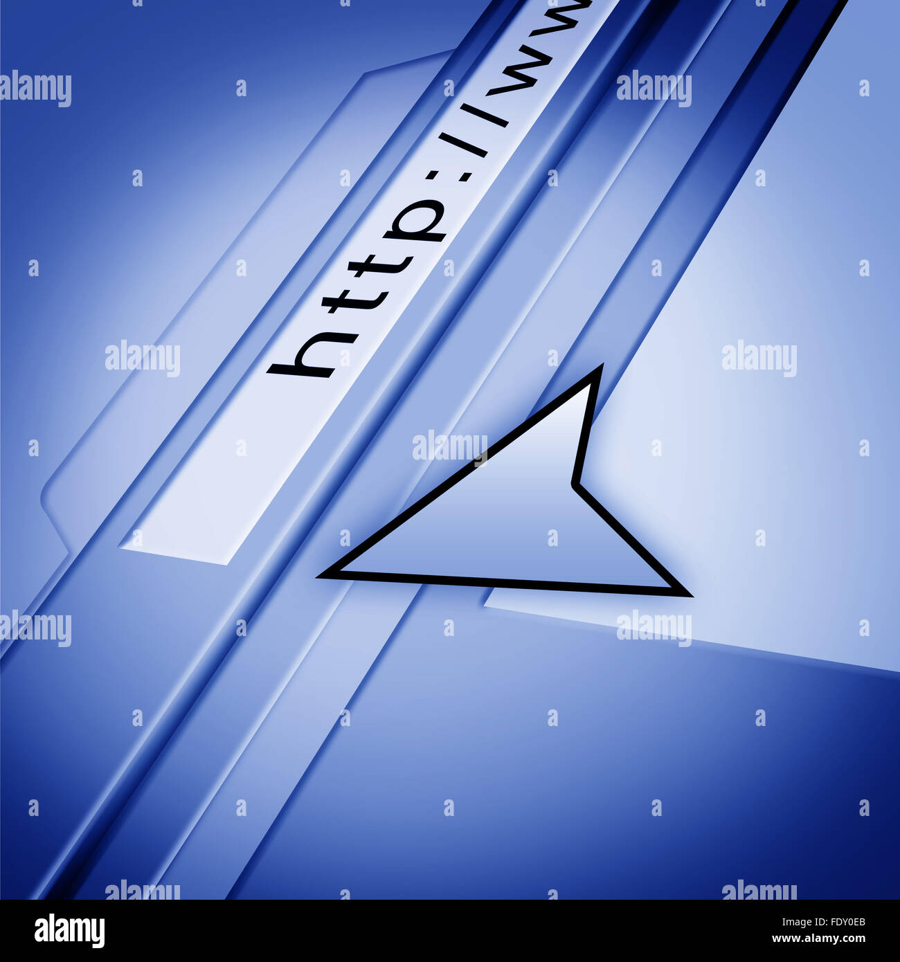 picture of arrow pointing at computer screen Stock Photo - Alamy