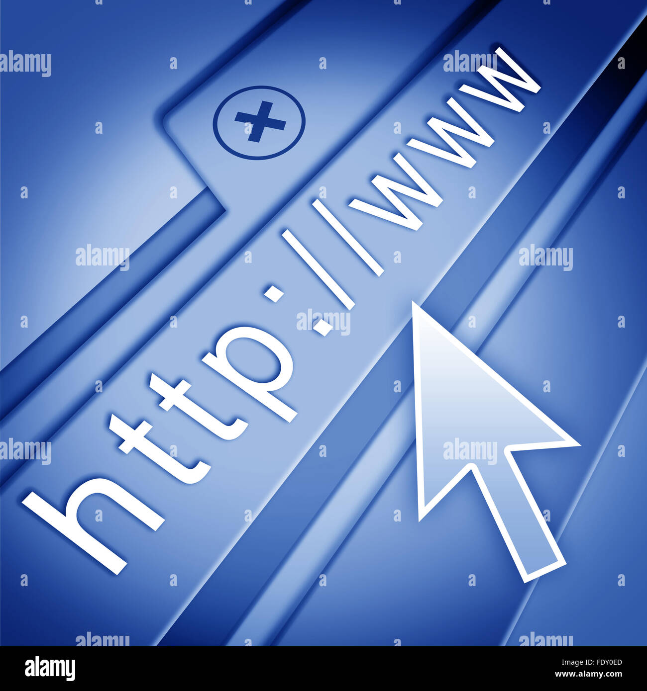 picture of arrow pointing at computer screen Stock Photo - Alamy