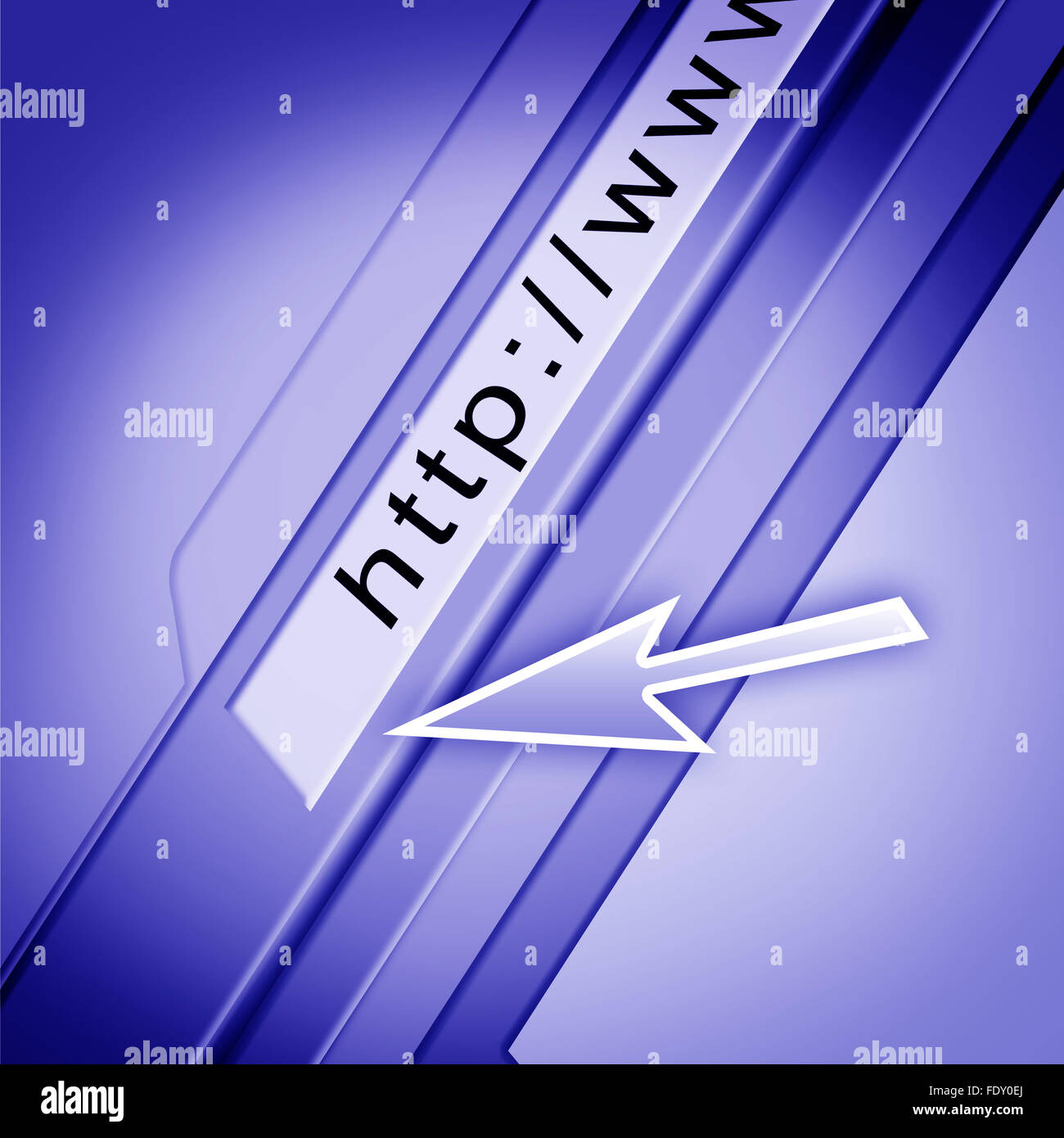 picture of arrow pointing at computer screen Stock Photo - Alamy