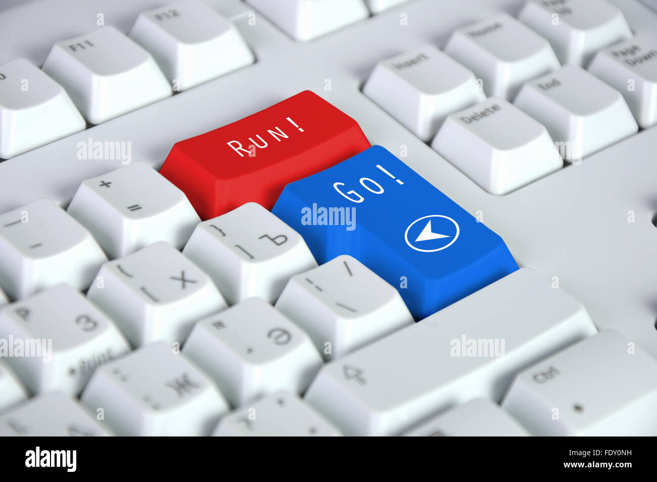 Computer keyboard with search and help symbol Stock Photo - Alamy