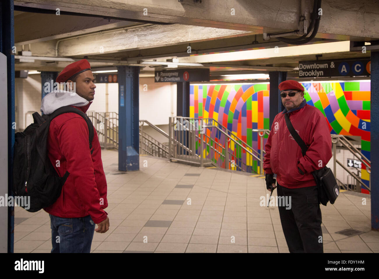 Guardian angels subway hi-res stock photography and images - Alamy