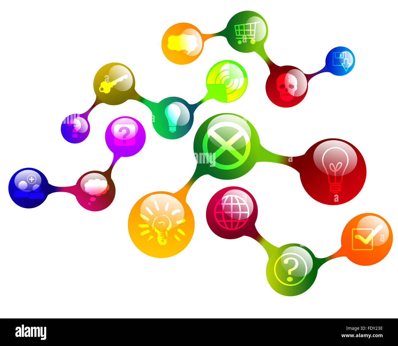 Interconnected technology hi-res stock photography and images - Alamy