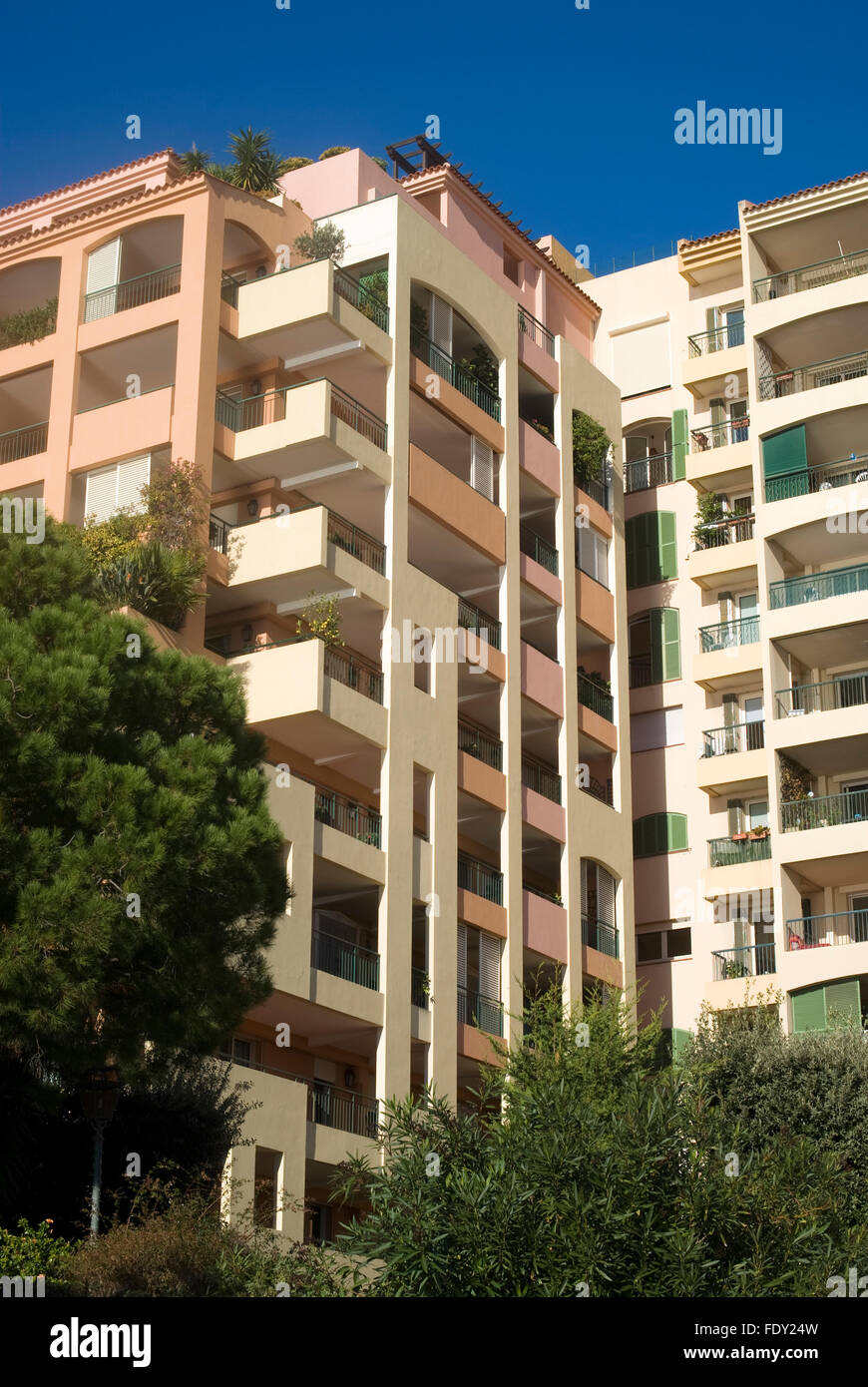 Exterior facade of a modern condominium buildings Stock Photo - Alamy