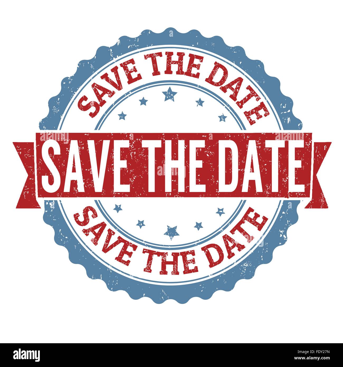 Save date button Cut Out Stock Images & Pictures - Alamy