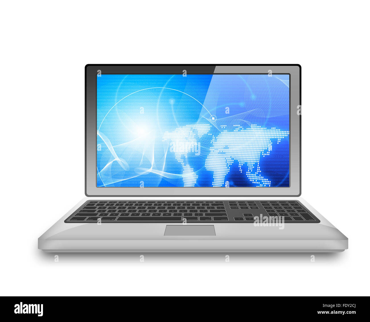 Wireless map of the world Cut Out Stock Images & Pictures - Alamy