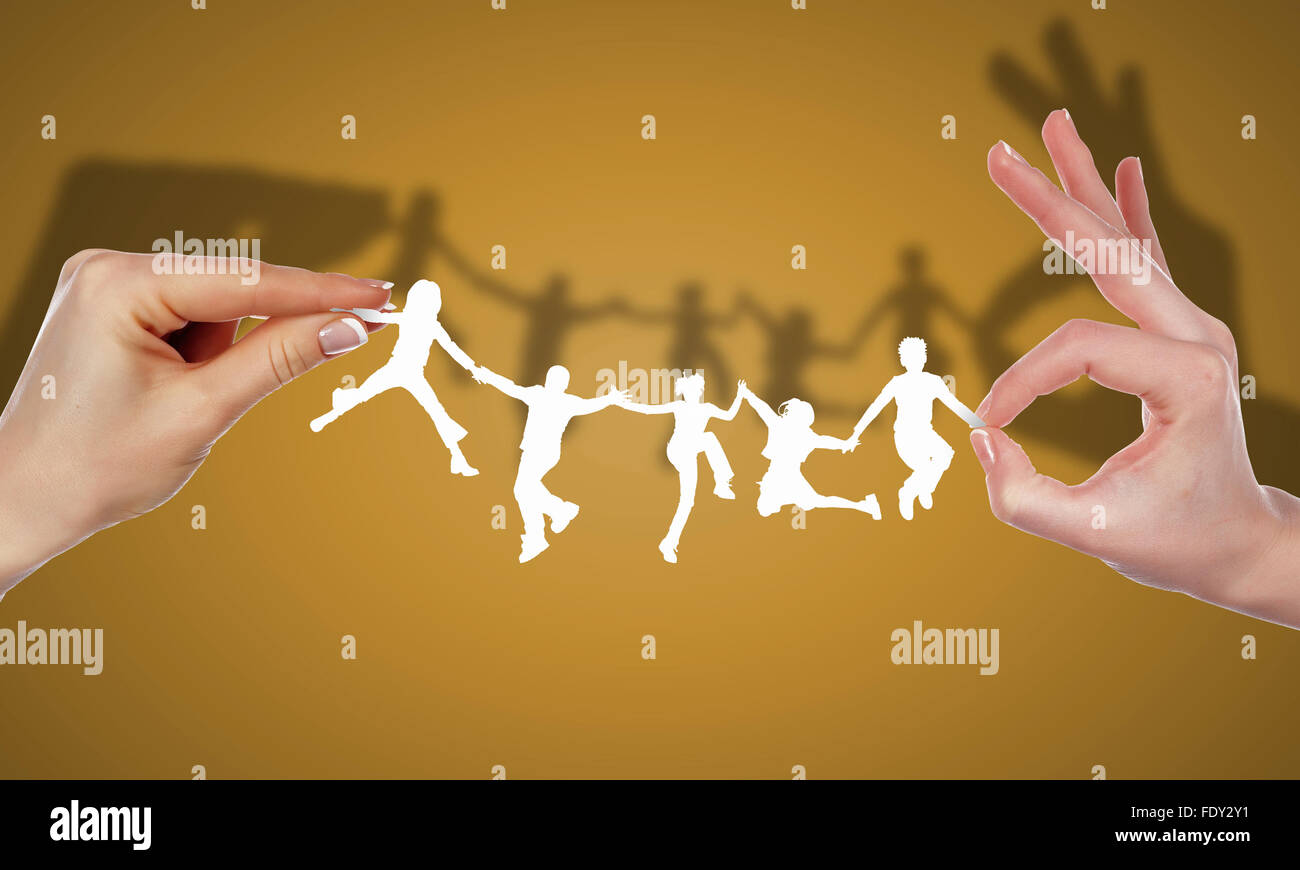 Human figures and symbols of social communication Stock Photo - Alamy