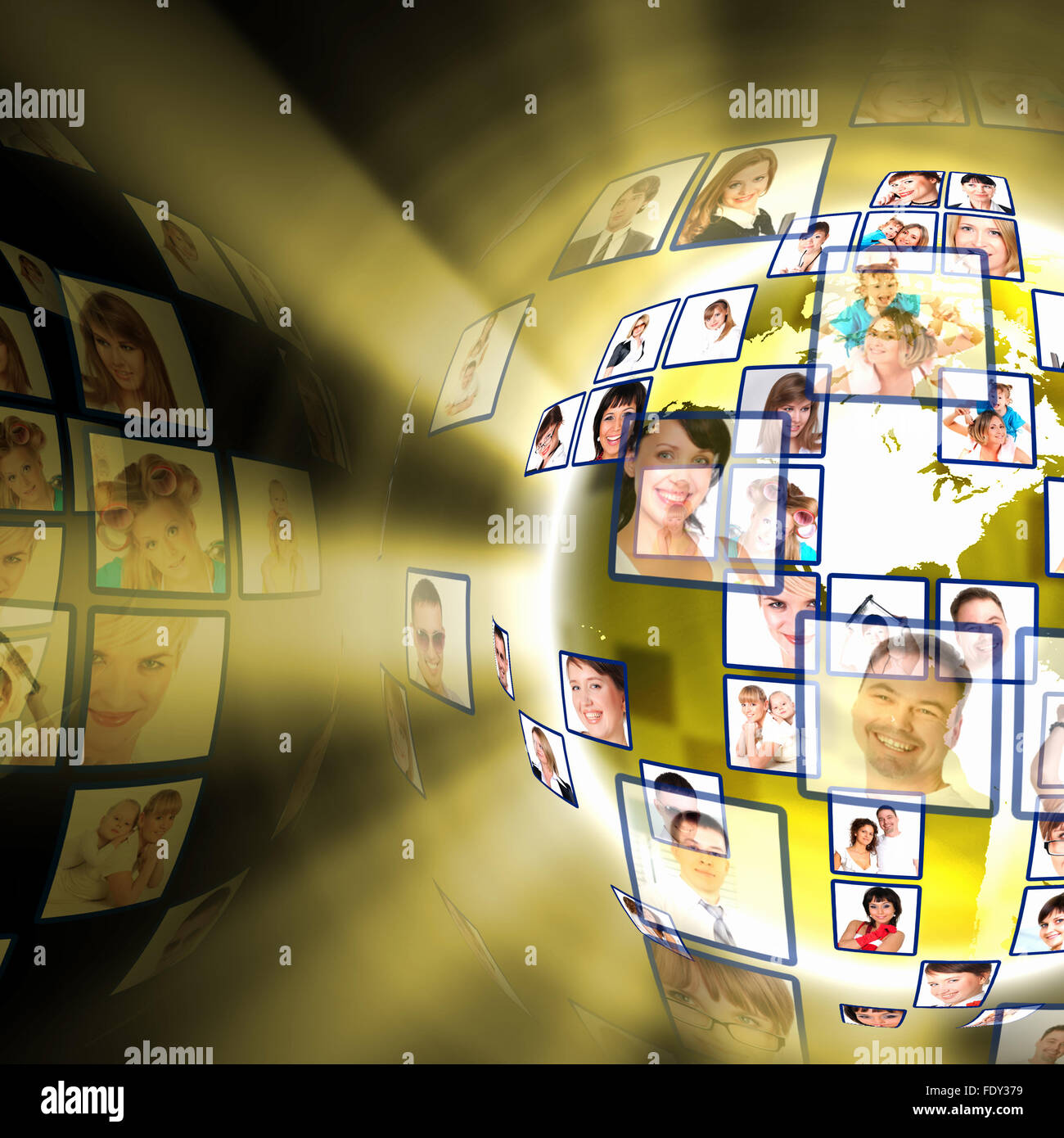 Television, media and internet production technology concept Stock ...