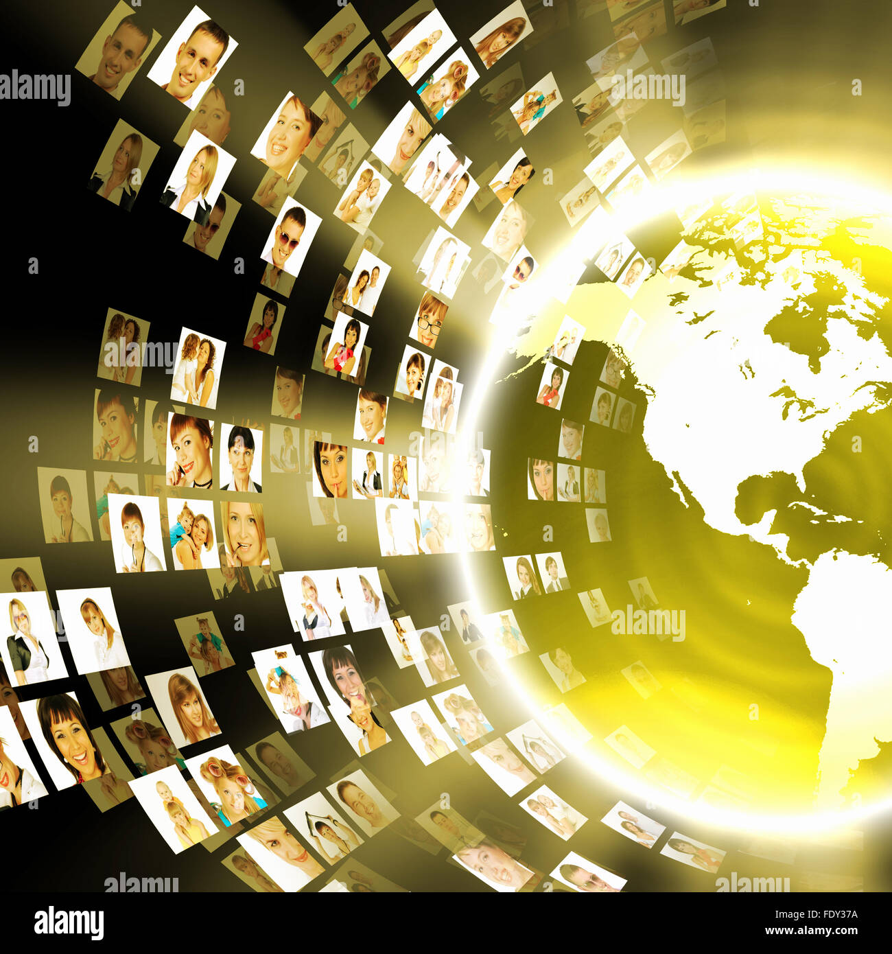 Television, media and internet production technology concept Stock ...