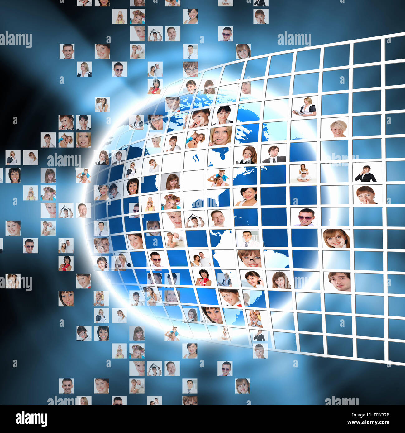 Television, media and internet production technology concept Stock ...