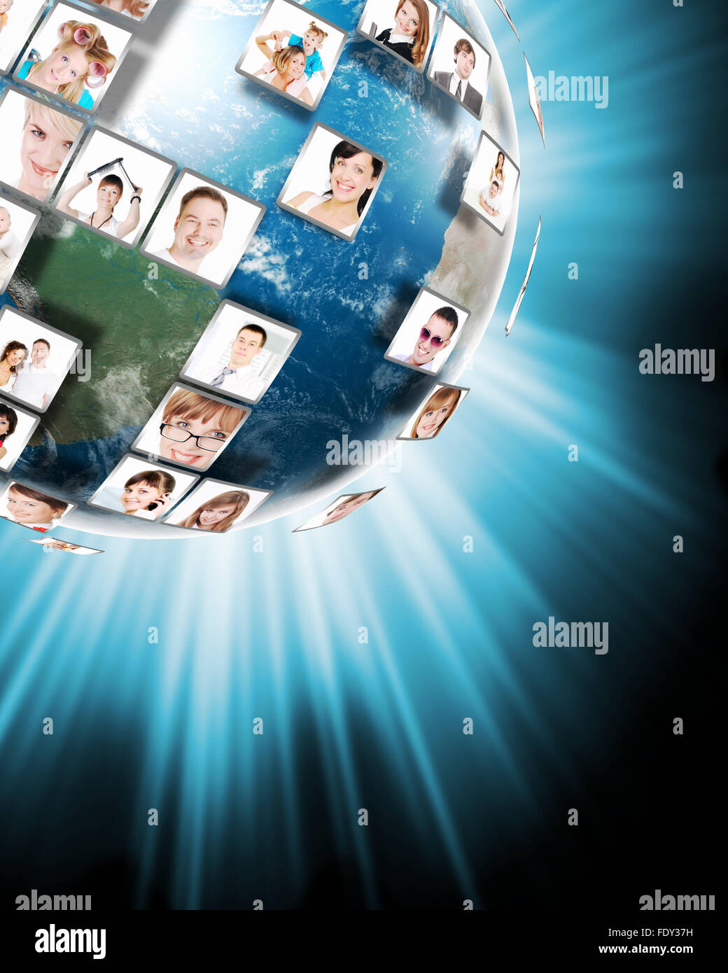 Television, media and internet production technology concept Stock ...