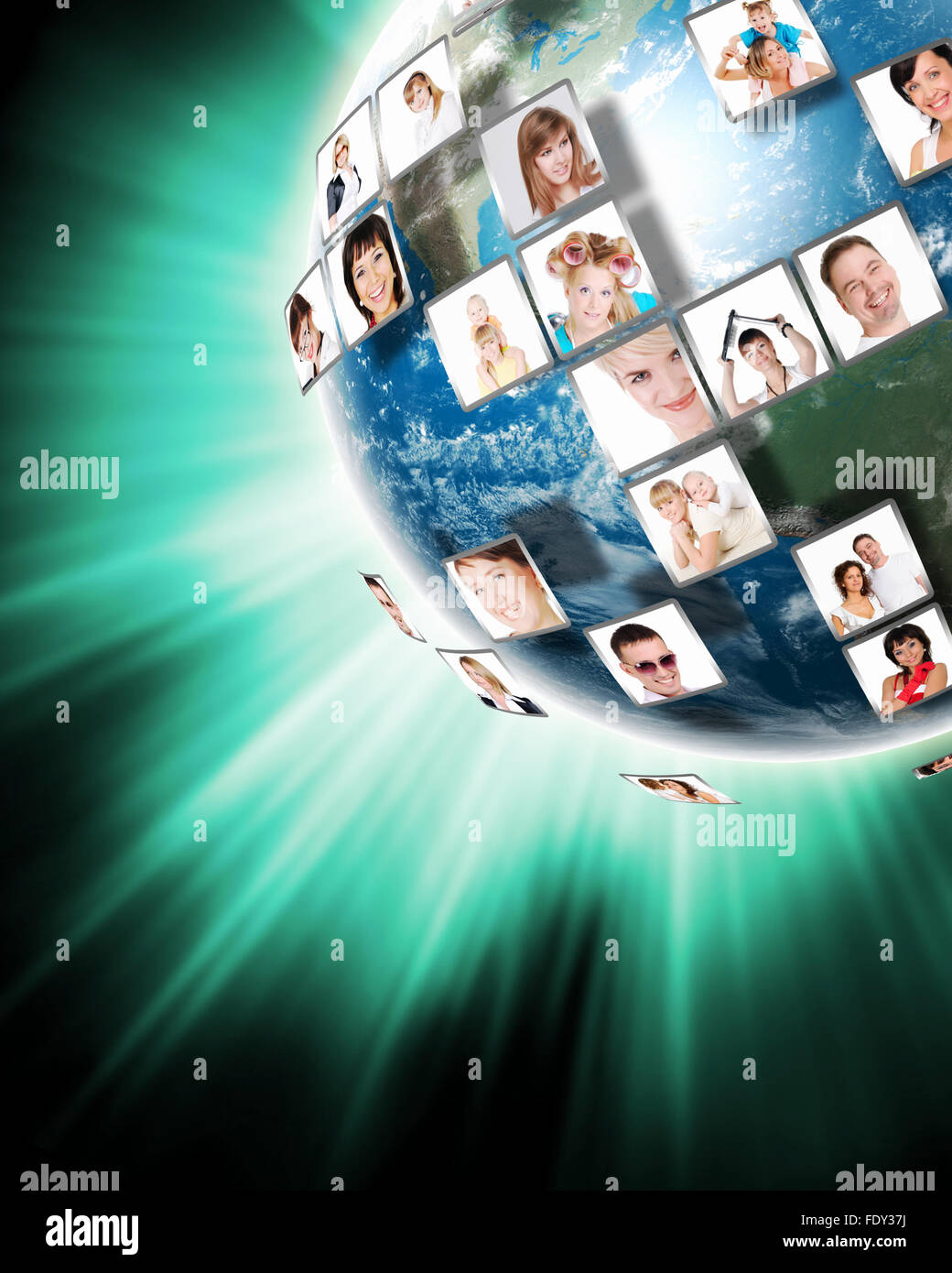 Television, media and internet production technology concept Stock ...