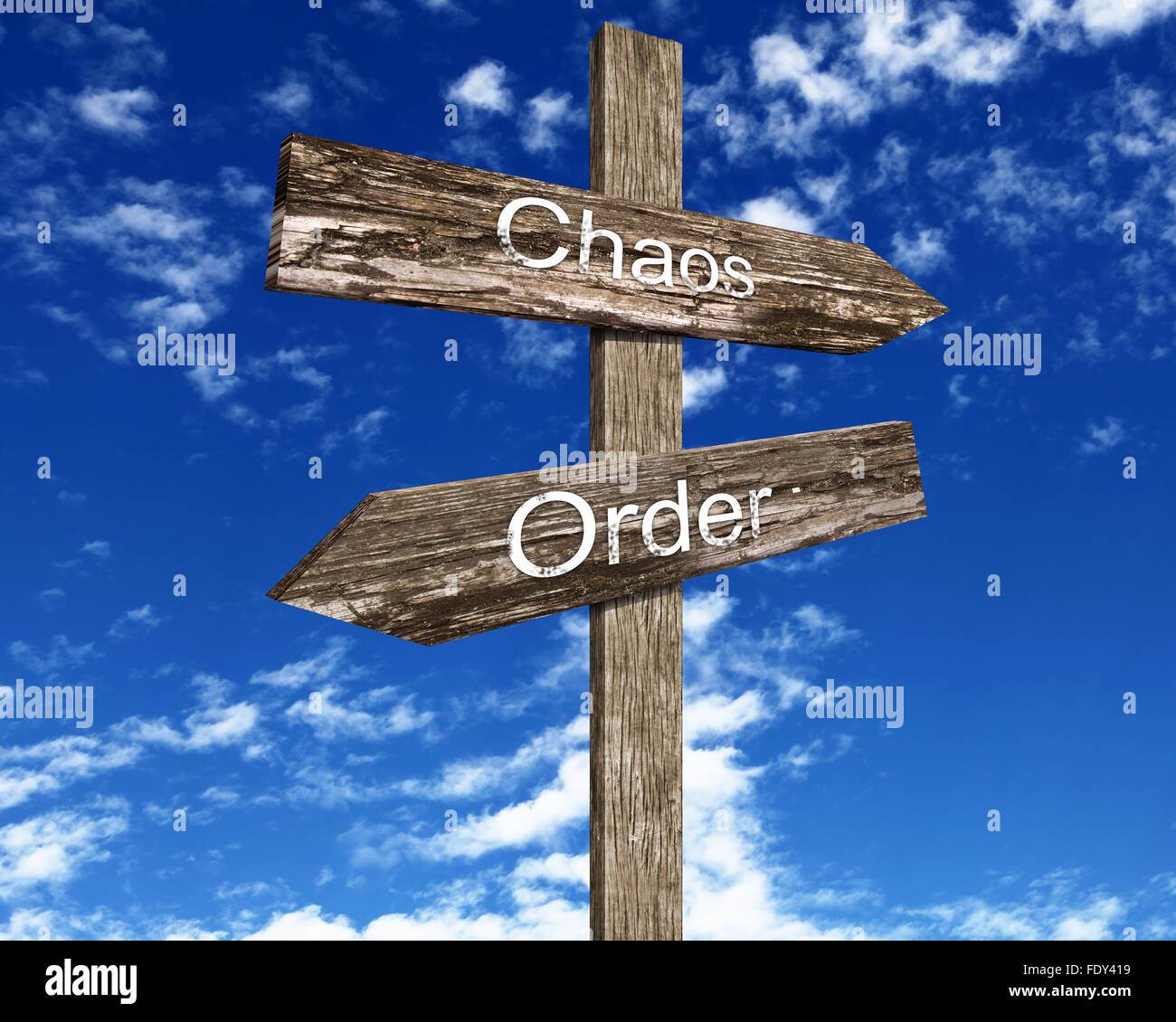 Chaos and order hi-res stock photography and images - Alamy