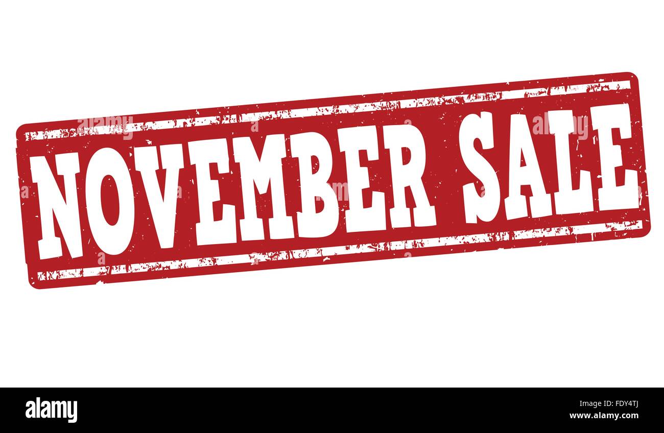 November sale grunge rubber stamp Stock Vector Image & Art - Alamy