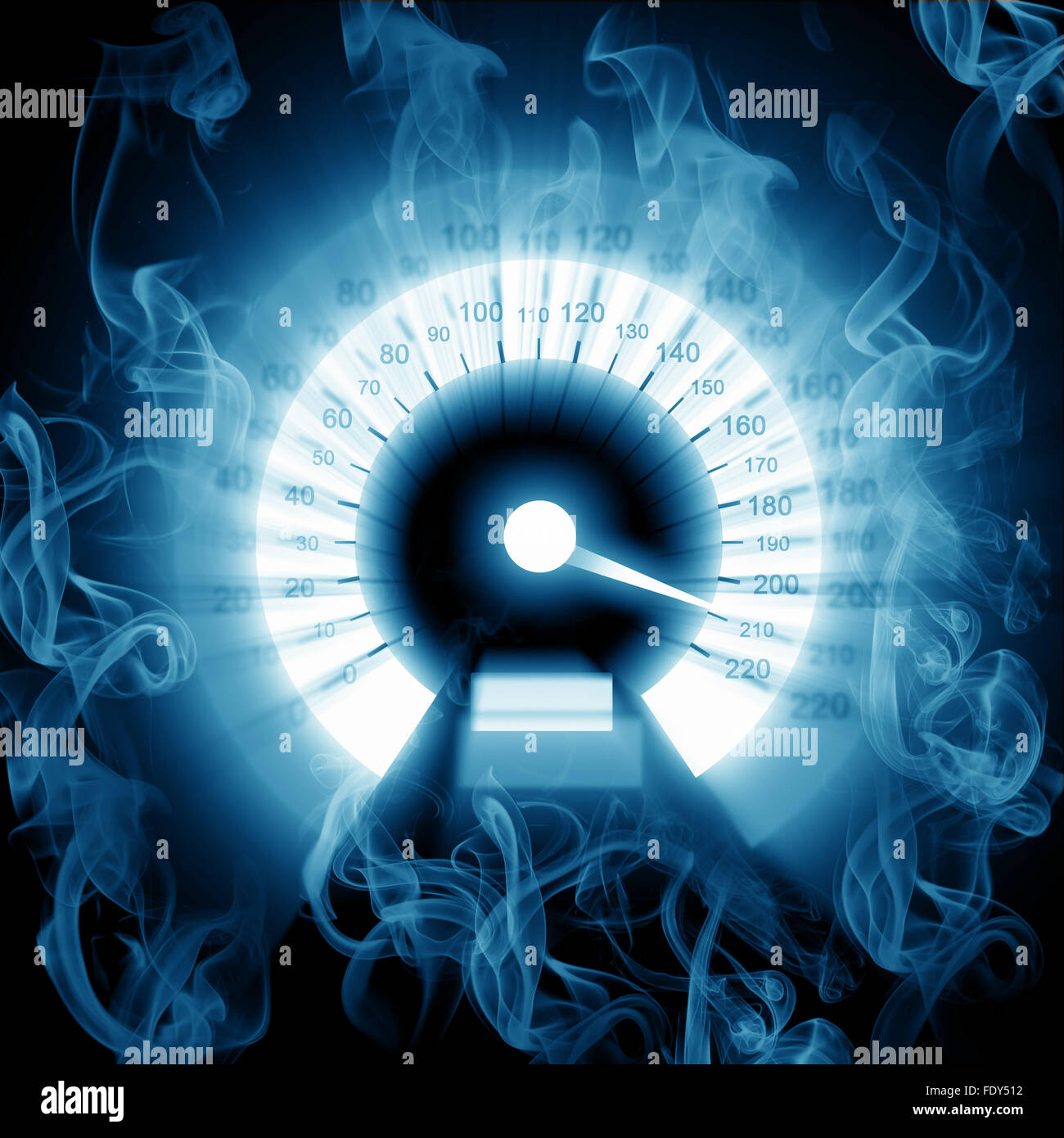 color picture of speedometer on a car dashbpard Stock Photo - Alamy