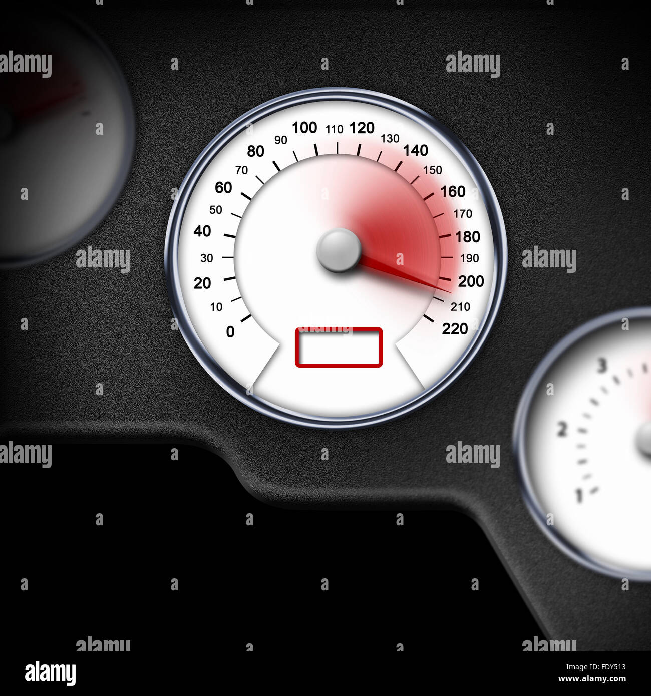 color picture of speedometer on a car dashbpard Stock Photo - Alamy