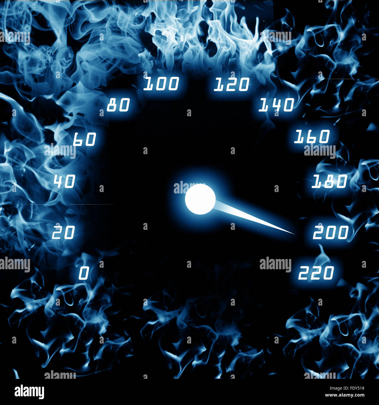 color picture of speedometer on a car dashbpard Stock Photo - Alamy