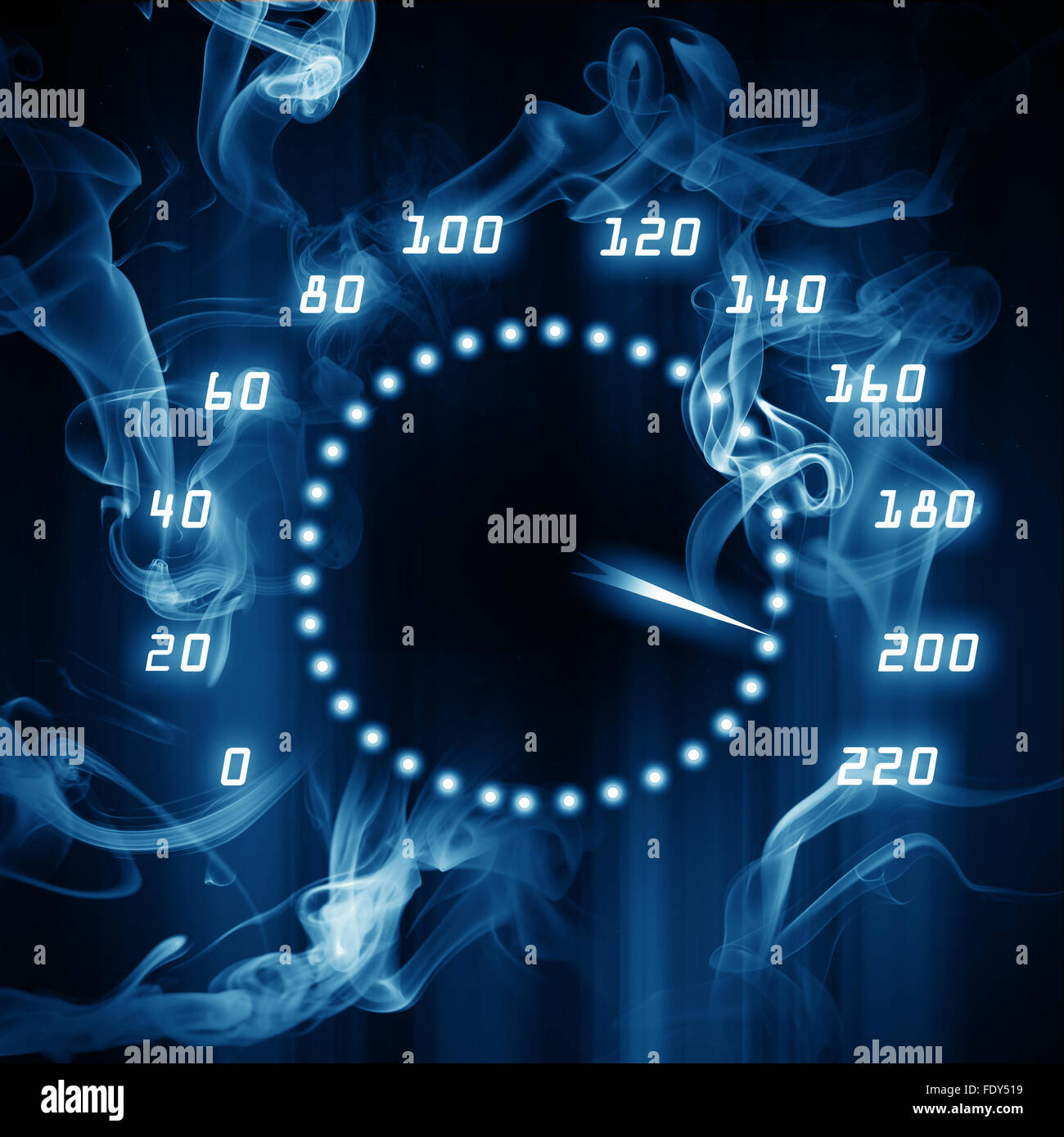 color picture of speedometer on a car dashbpard Stock Photo - Alamy