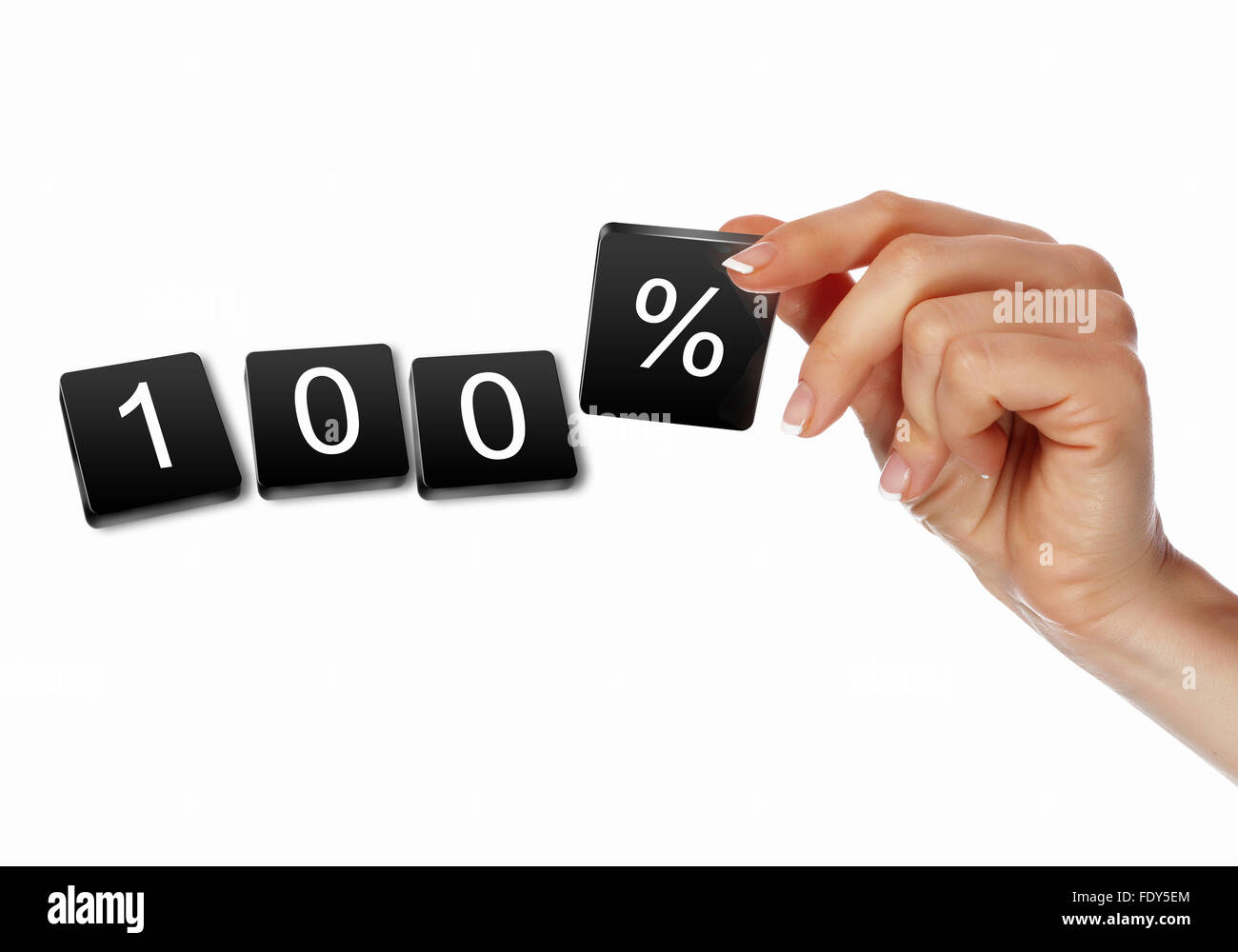 100 percent success illustration hi-res stock photography and images ...