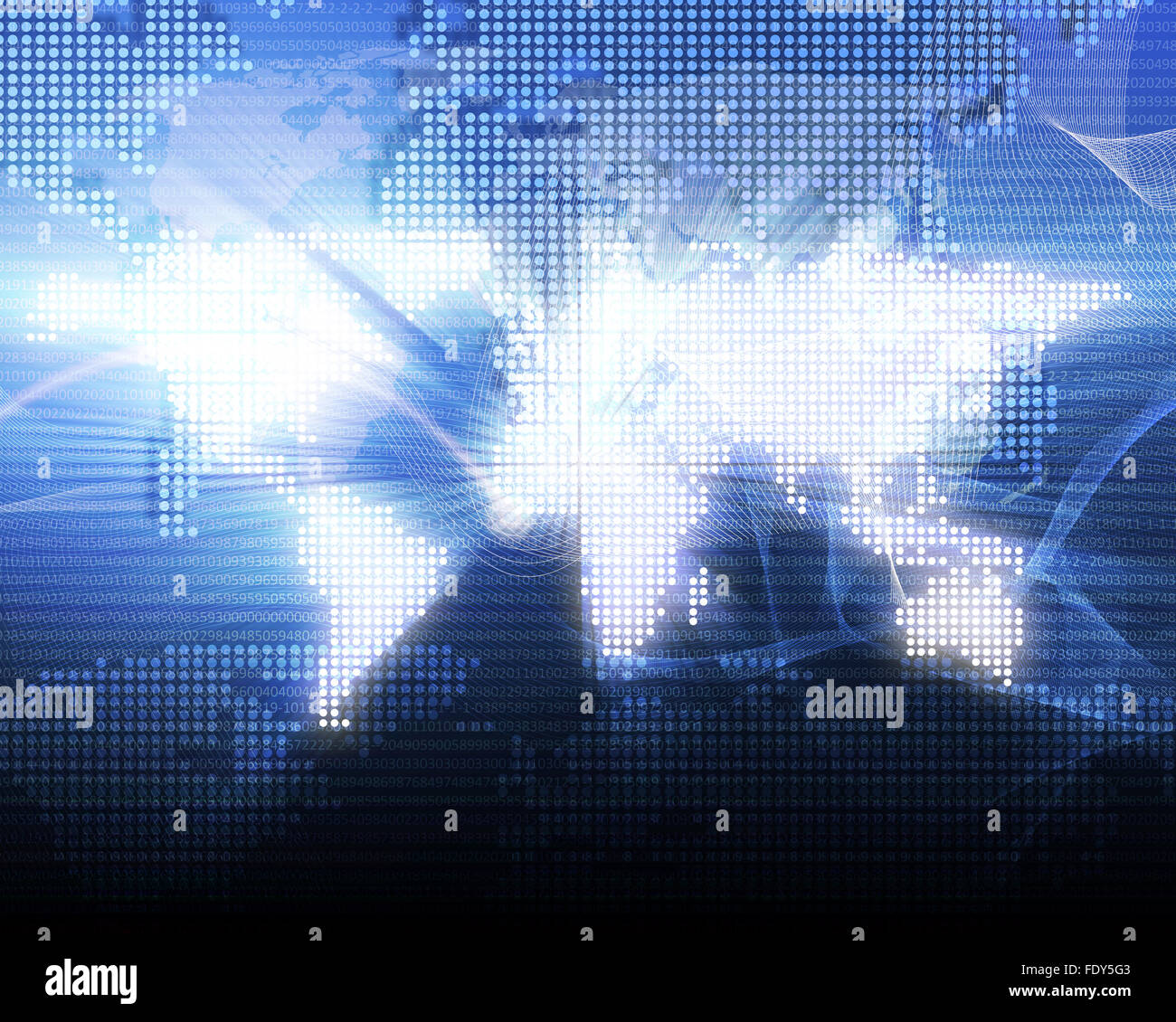 Symbol of a successful business. World map as an illustration Stock ...