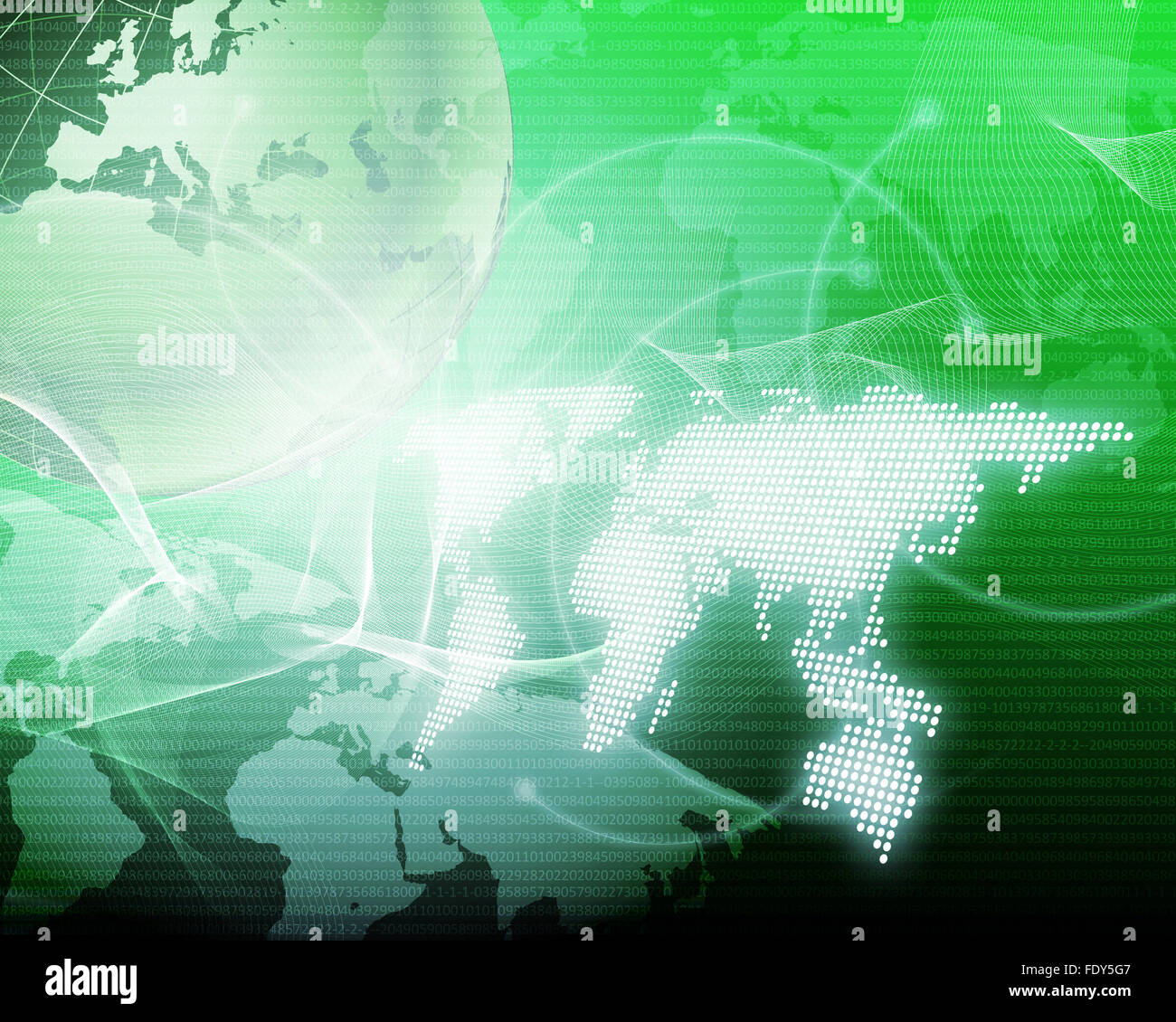 Symbol of a successful business. World map as an illustration Stock ...