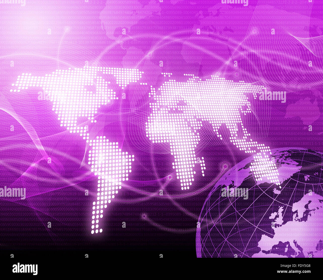 Symbol of a successful business. World map as an illustration Stock ...