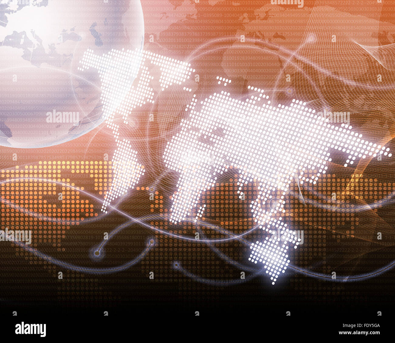 Symbol of a successful business. World map as an illustration Stock ...
