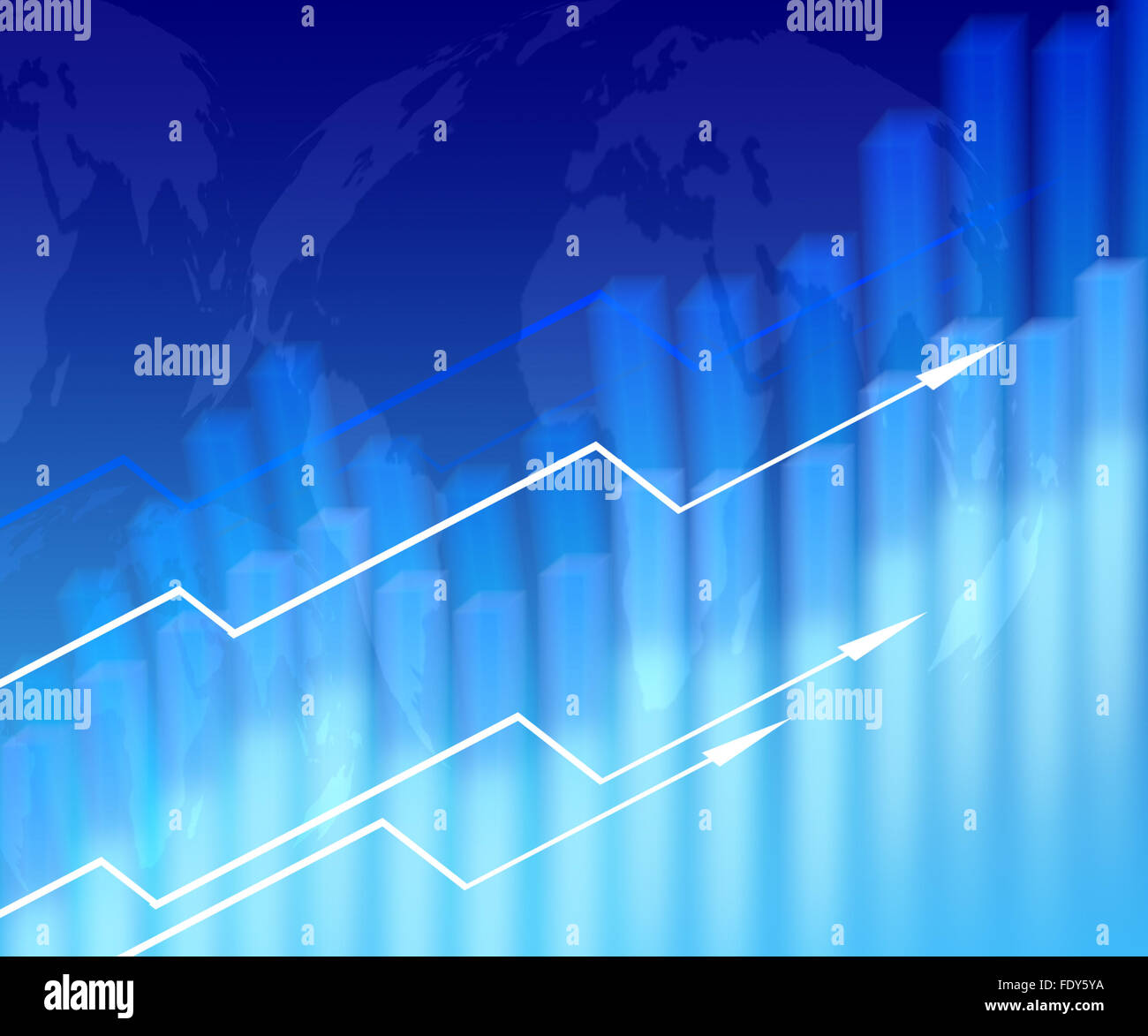 Abstract background with histogram and lines Stock Photo - Alamy